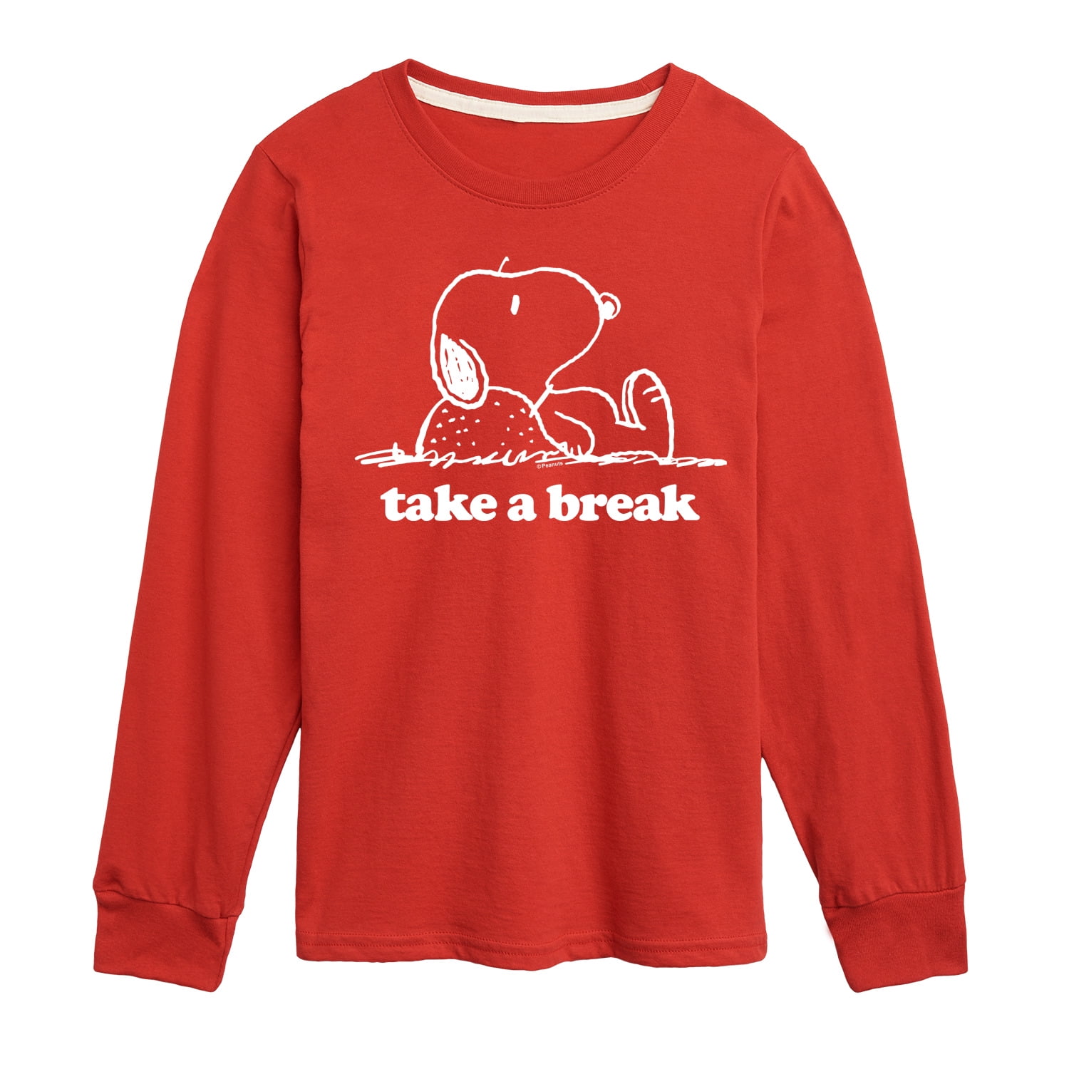 Peanuts - Take A Break - Toddler & Youth Long Sleeve Graphic T-Shirt ...