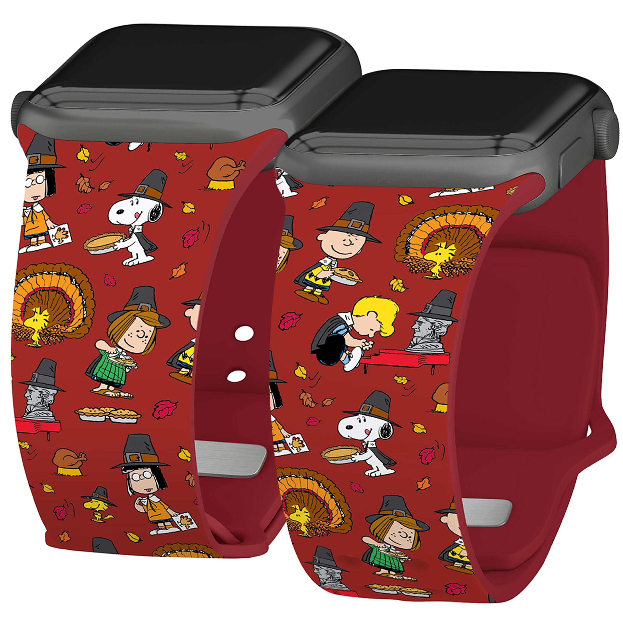 Peanuts Thanksgiving HD Watch Band Compatible with Apple Watch (38/40/41mm Short Thanksgiving ...