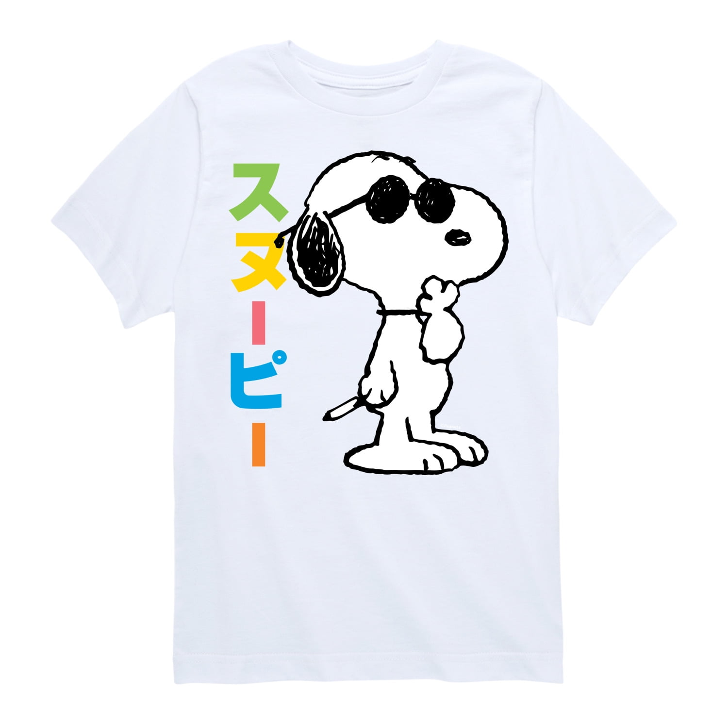 Peanuts - Tokyo Snoopy Sunglasses - Toddler And Youth Short Sleeve ...