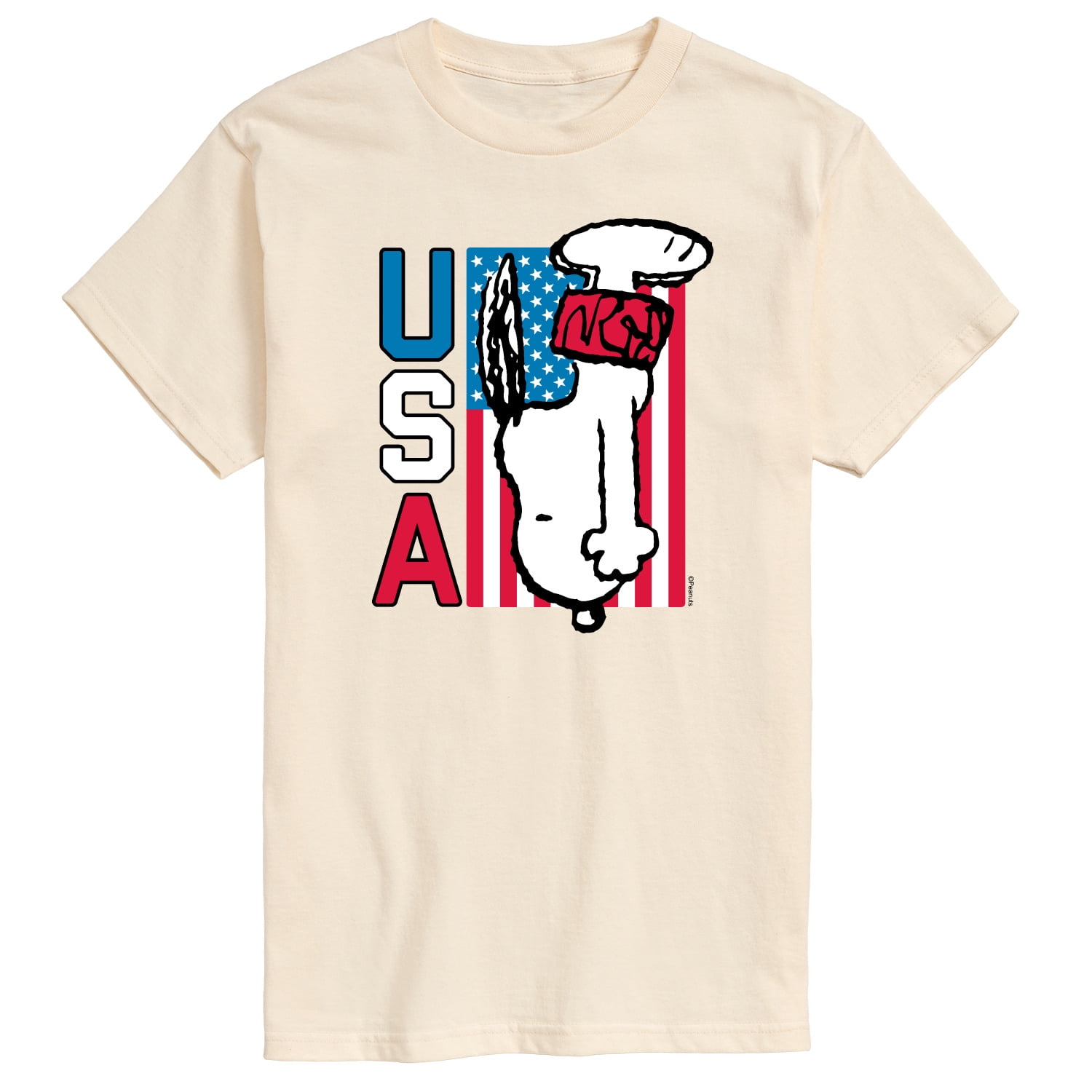 Peanuts - USA Diving - Men's Short Sleeve Graphic T-Shirt - Walmart.com
