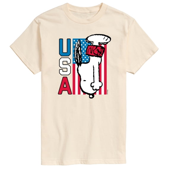 Peanuts - USA Diving - Men's Short Sleeve Graphic T-Shirt - Walmart.com