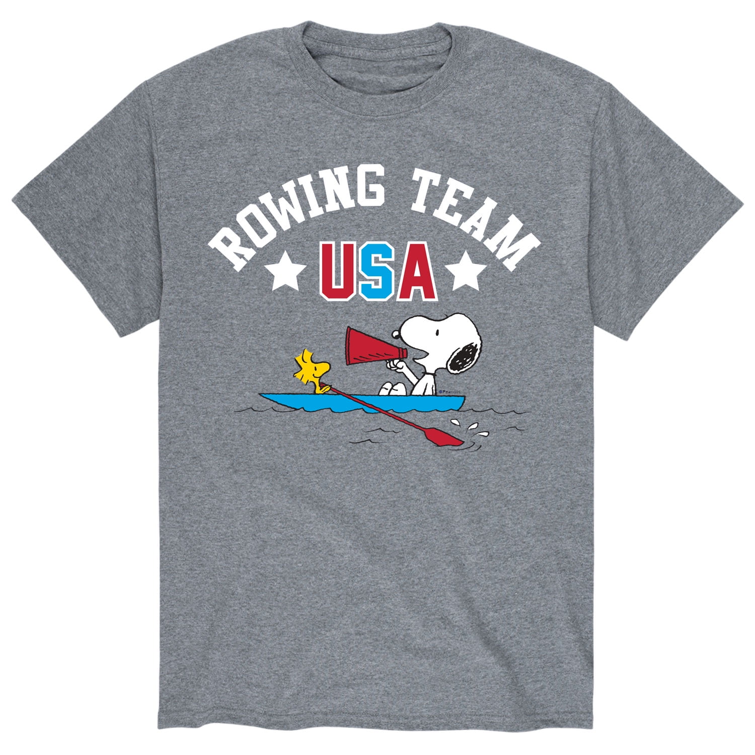 Peanuts - USA Rowing Team - Men's Short Sleeve Graphic T-Shirt ...