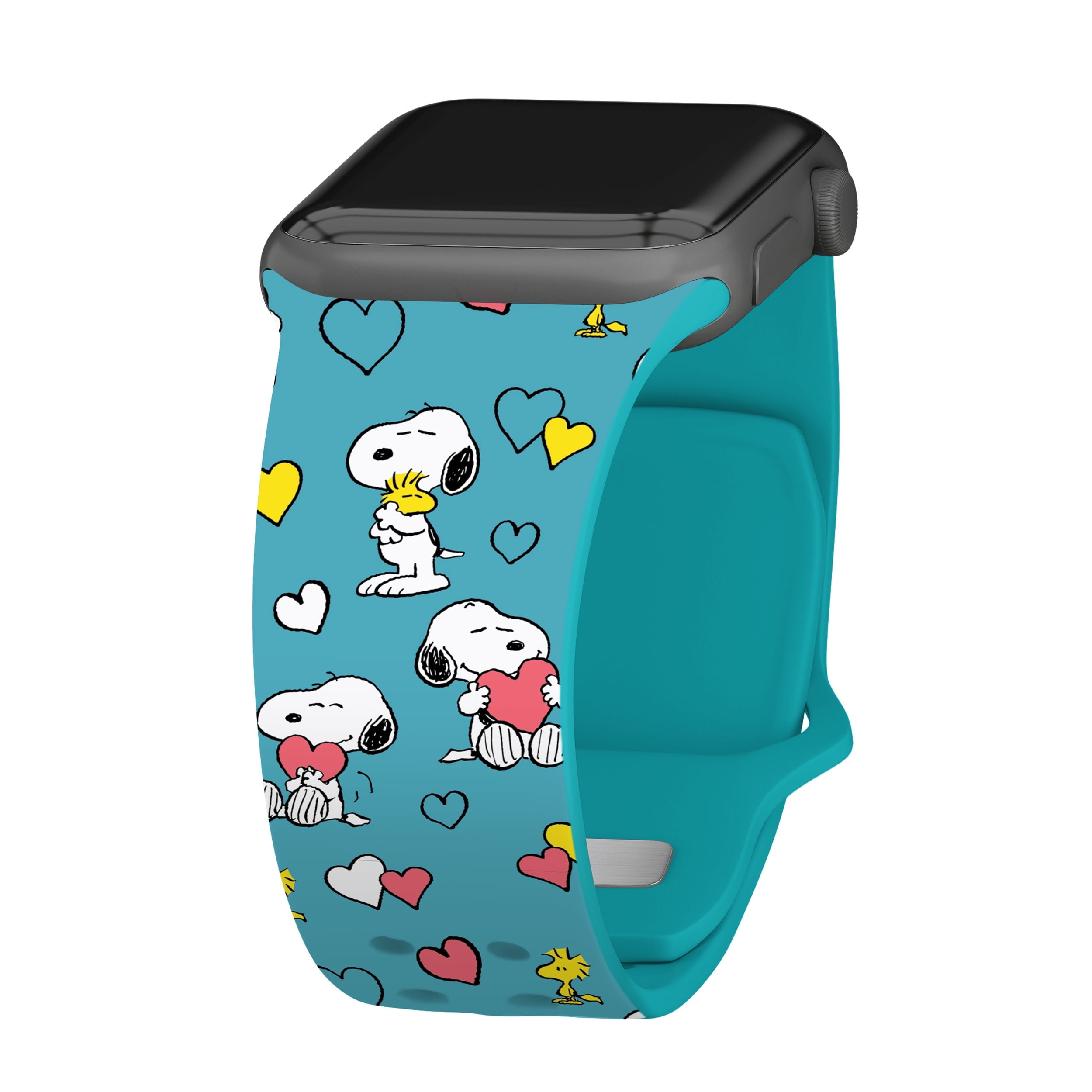 Peanuts Valentines HD Watch Band for Apple Watch - 42/44/45/49mm(46mm Series 10/11) Long BFFs by ...