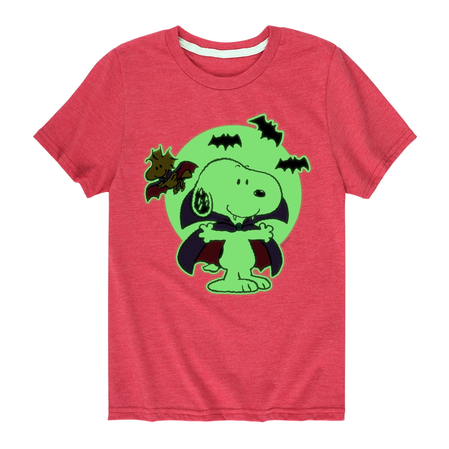 Peanuts - Vampire Snoopy - Toddler And Youth Short Sleeve Graphic T ...
