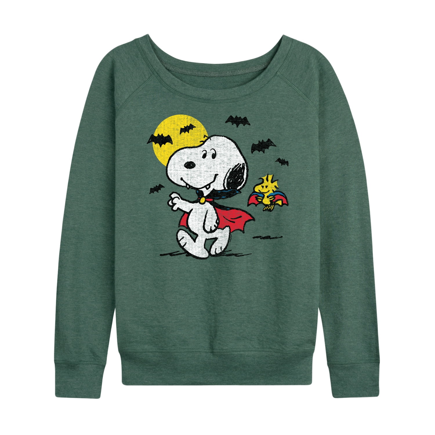 Peanuts - Vampire Snoopy Woodstock - Women's Lightweight French Terry ...