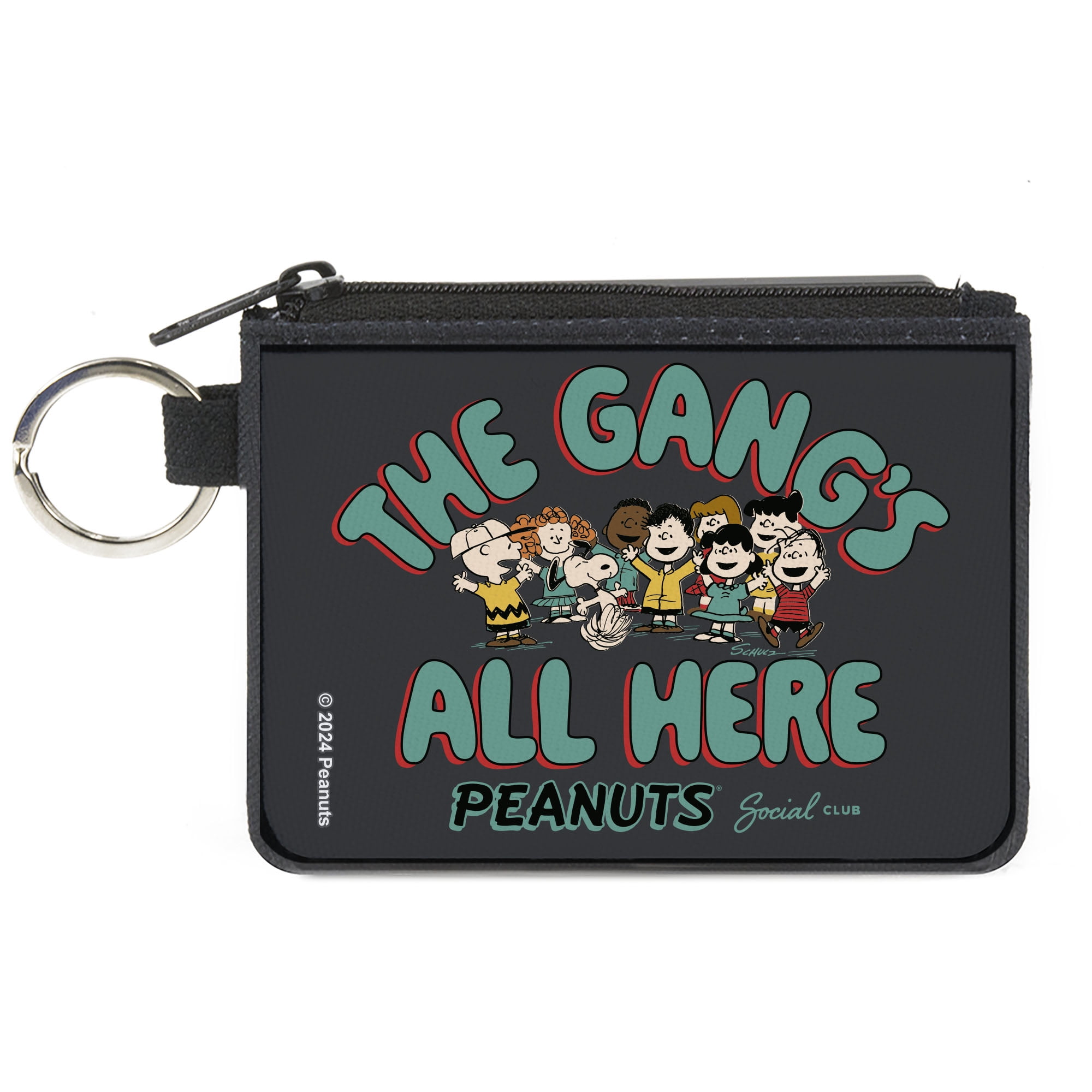 Peanuts Wallet, Coin Purse, Peanuts Gang the Gangs All Here Group Pose ...