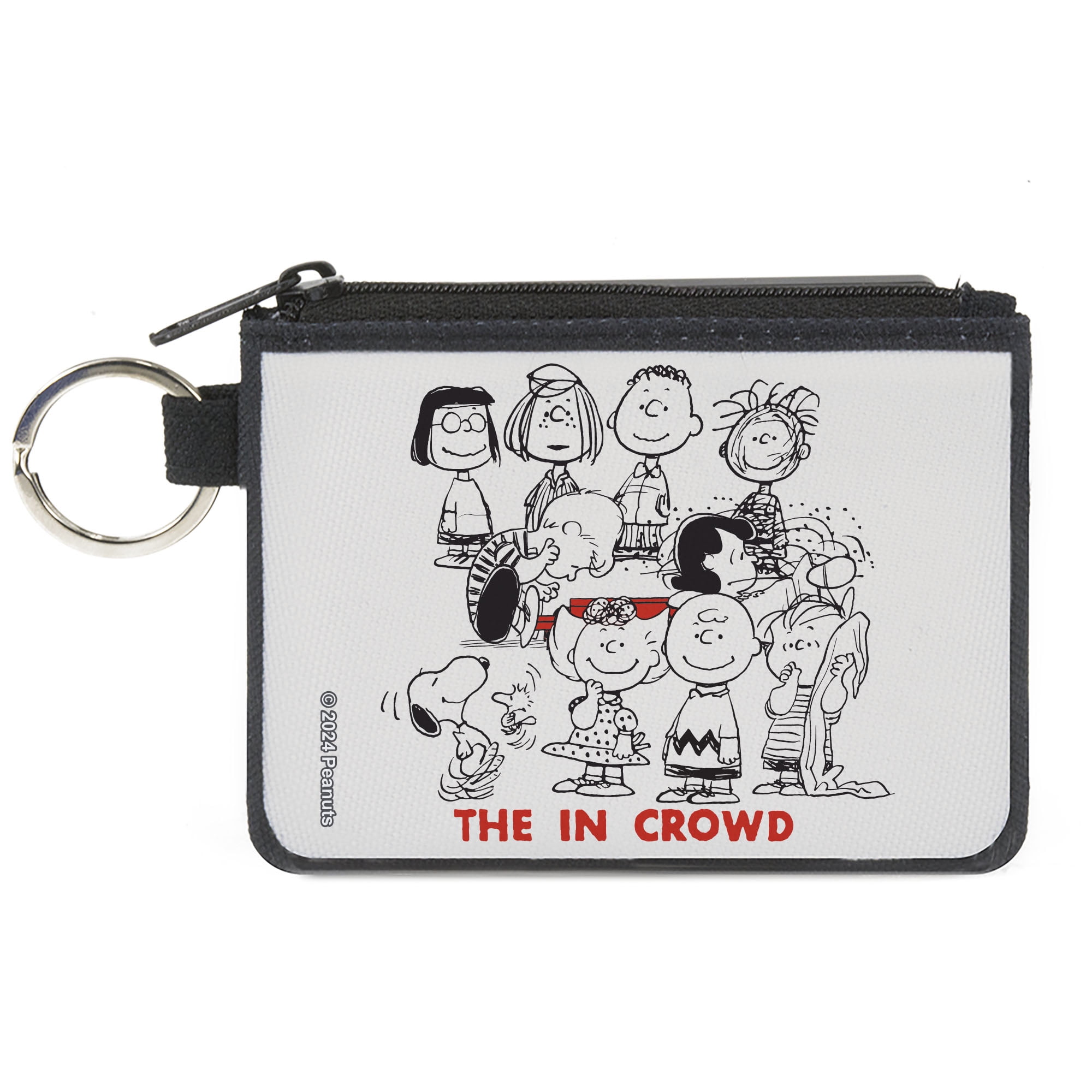 Peanuts Wallet, Coin Purse, Peanuts Gang the In Crowd Group Pose White ...