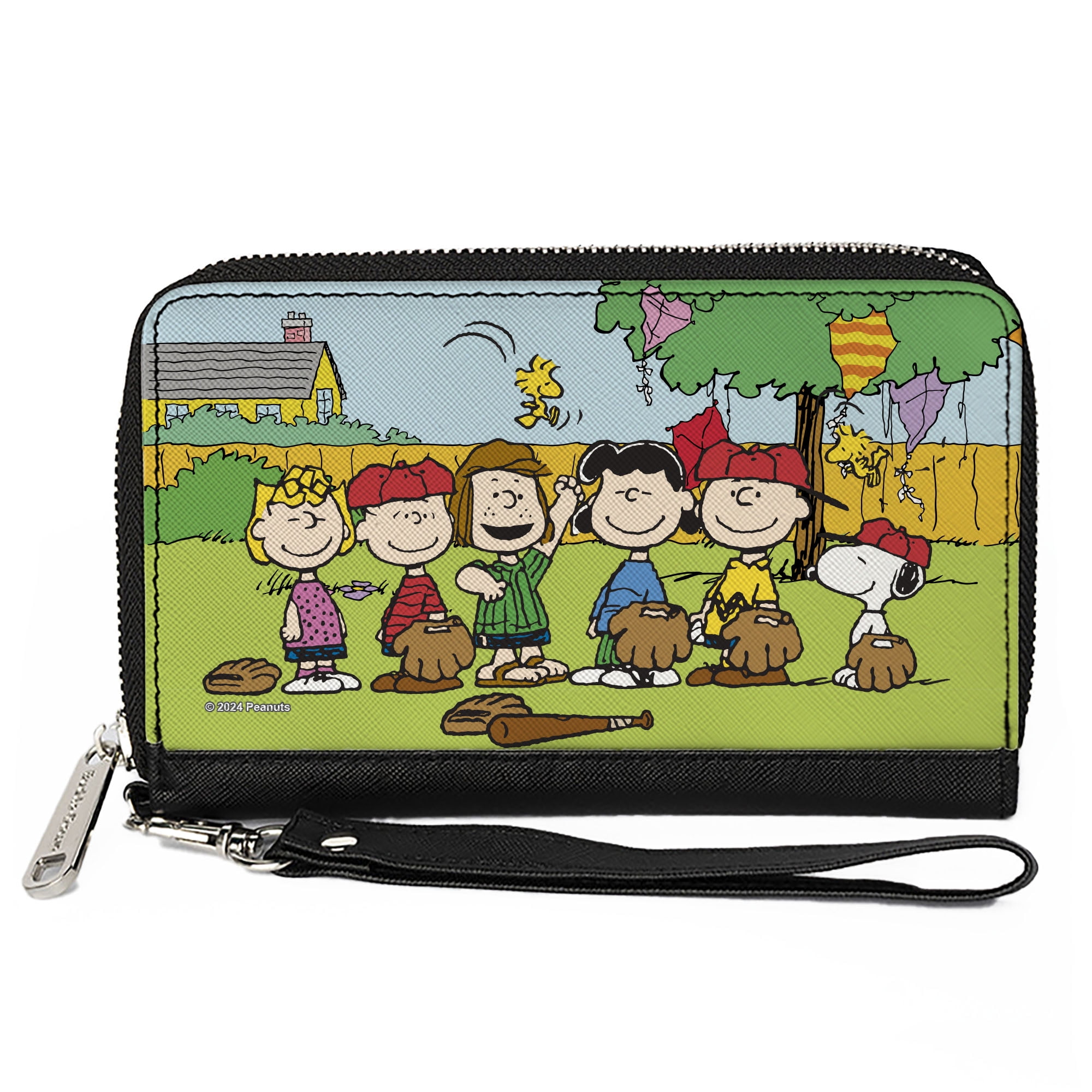 Peanuts Wallet, Zip Around, Peanuts Gang Backyard Baseball Group Pose ...