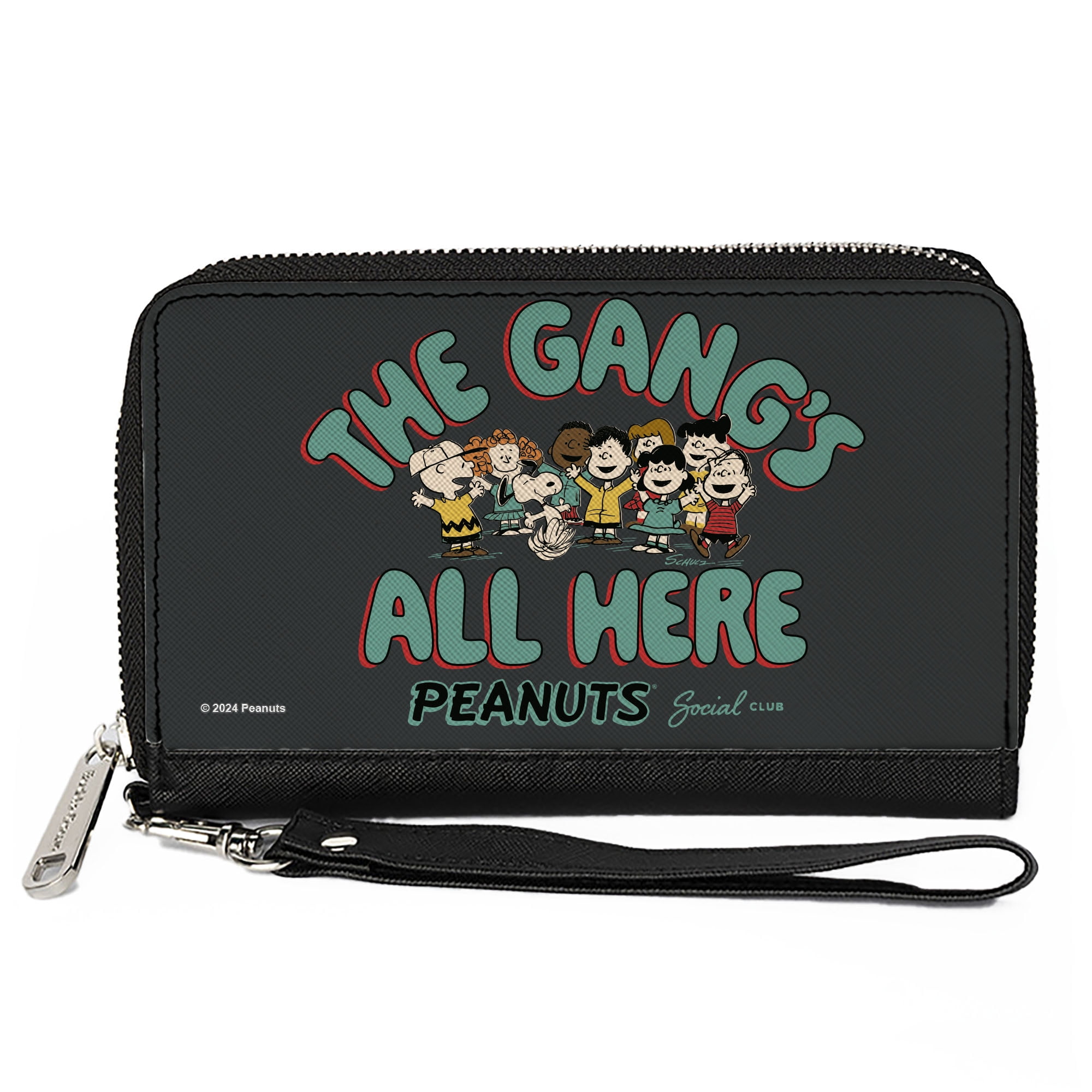 Peanuts Wallet, Zip Around, Peanuts Gang the Gangs All Here Group Pose ...