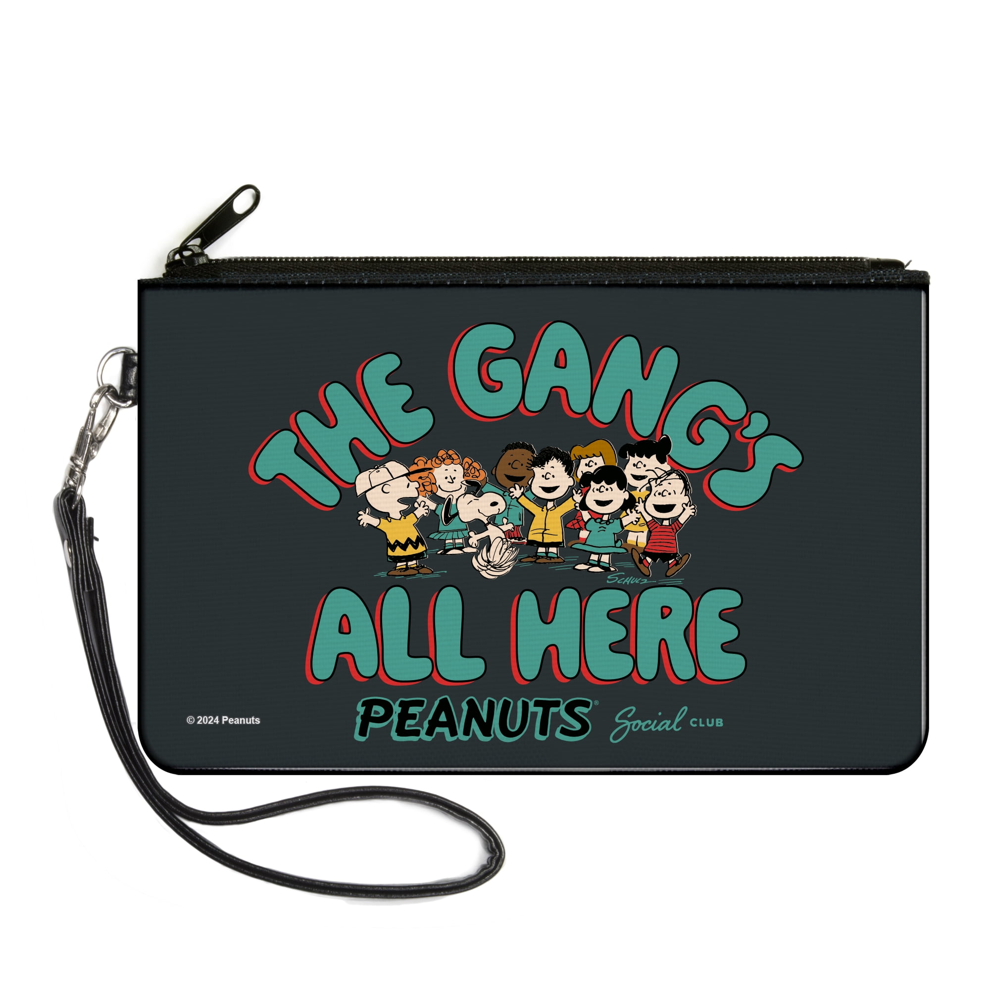Peanuts Wallet, Zip Clutch, Peanuts Gang the Gangs All Here Group Pose ...