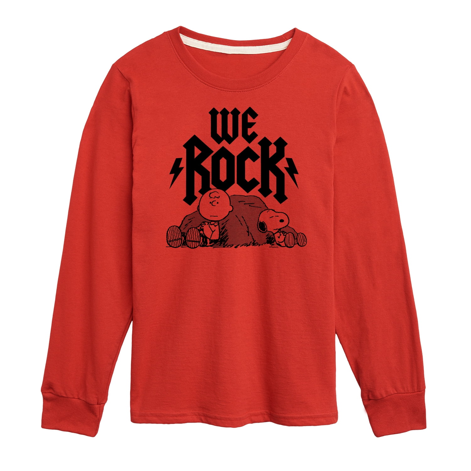 Peanuts - We Rock Charlie Brown And Snoopy - Toddler And Youth Long ...