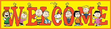 PEANUTS GENERAL WELCOME BANNERS - Walmart.com