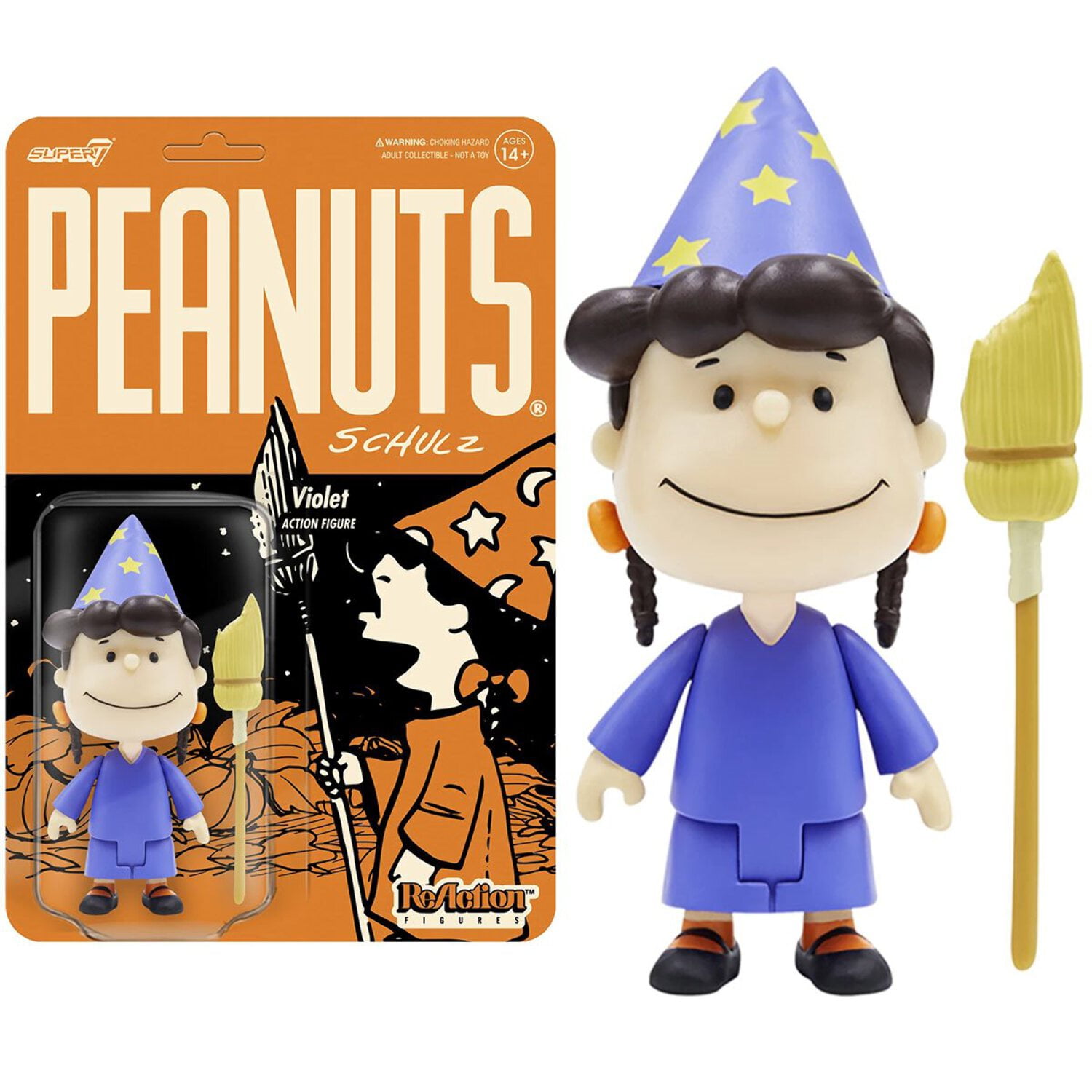 Peanuts Witch Violet 3 3/4-Inch ReAction Figure - Walmart.com