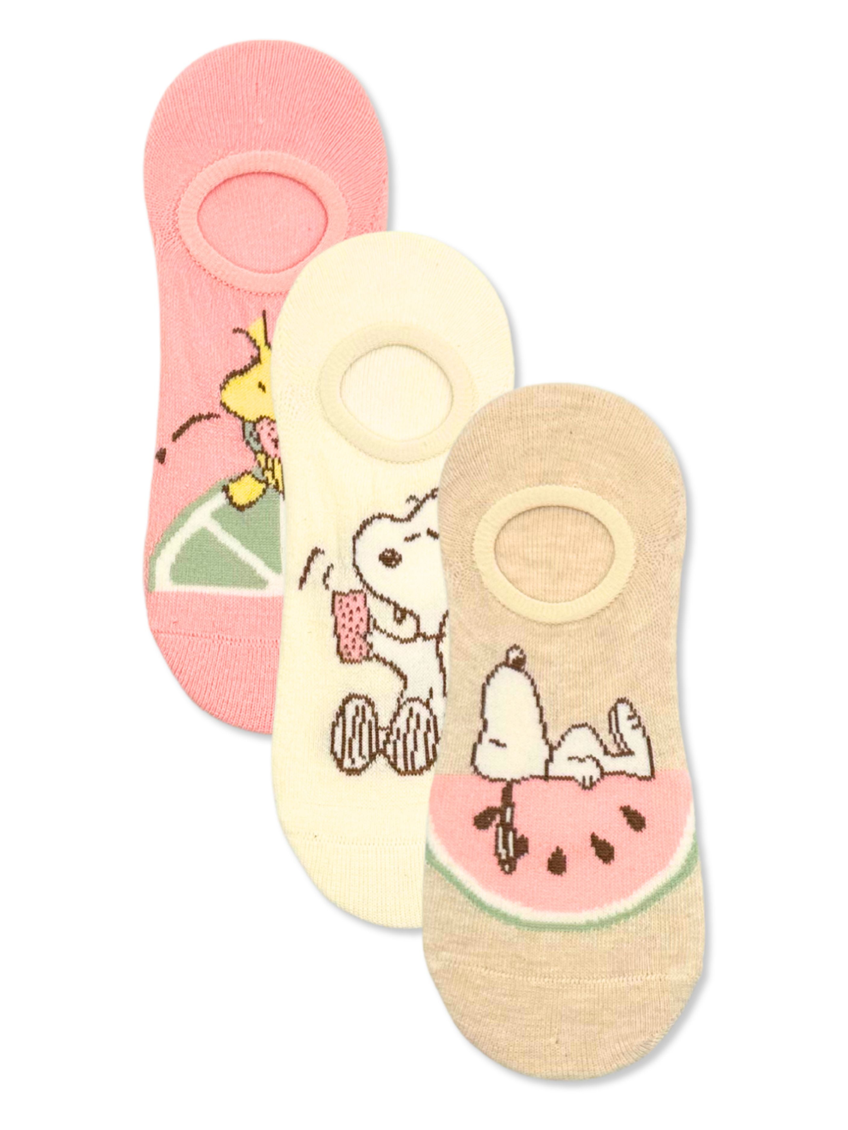 Peanuts Women's Scoop Liner Socks, 3-Pack, Size 4-10 - Walmart.com