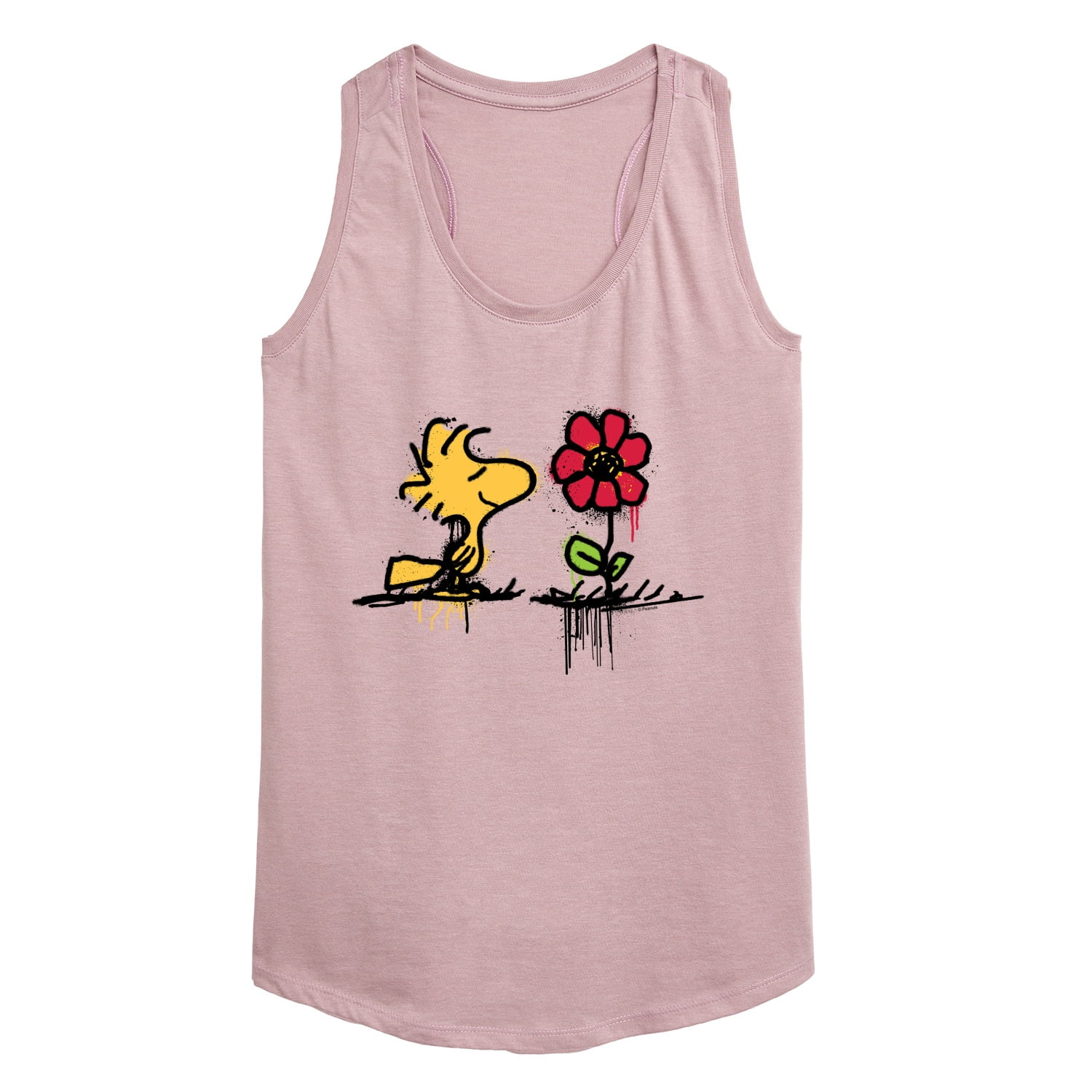 Peanuts - Woodstock Rose - Women's Racerback Tank Top - Walmart.com