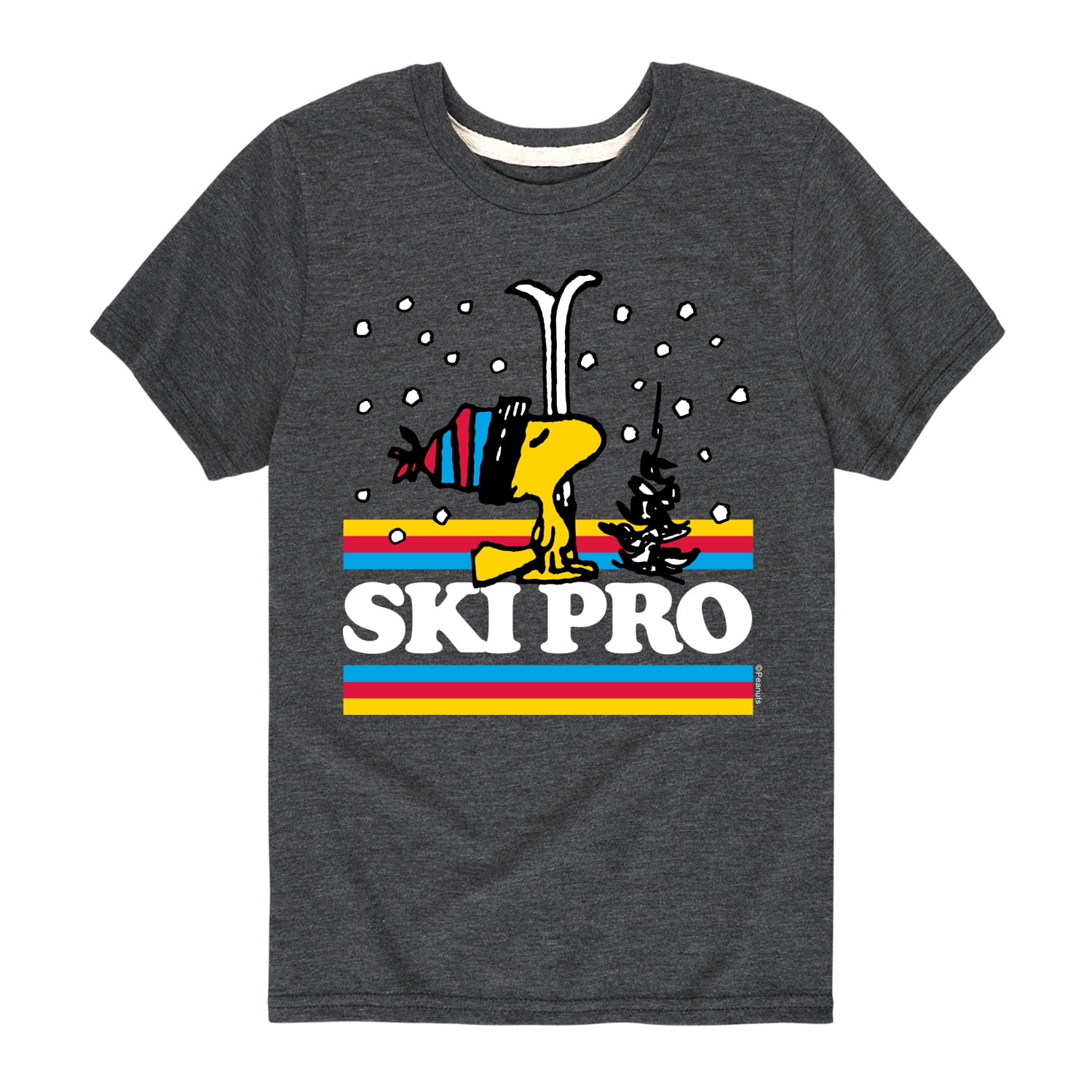 Peanuts - Woodstock Ski Pro - Toddler And Youth Short Sleeve Graphic T ...