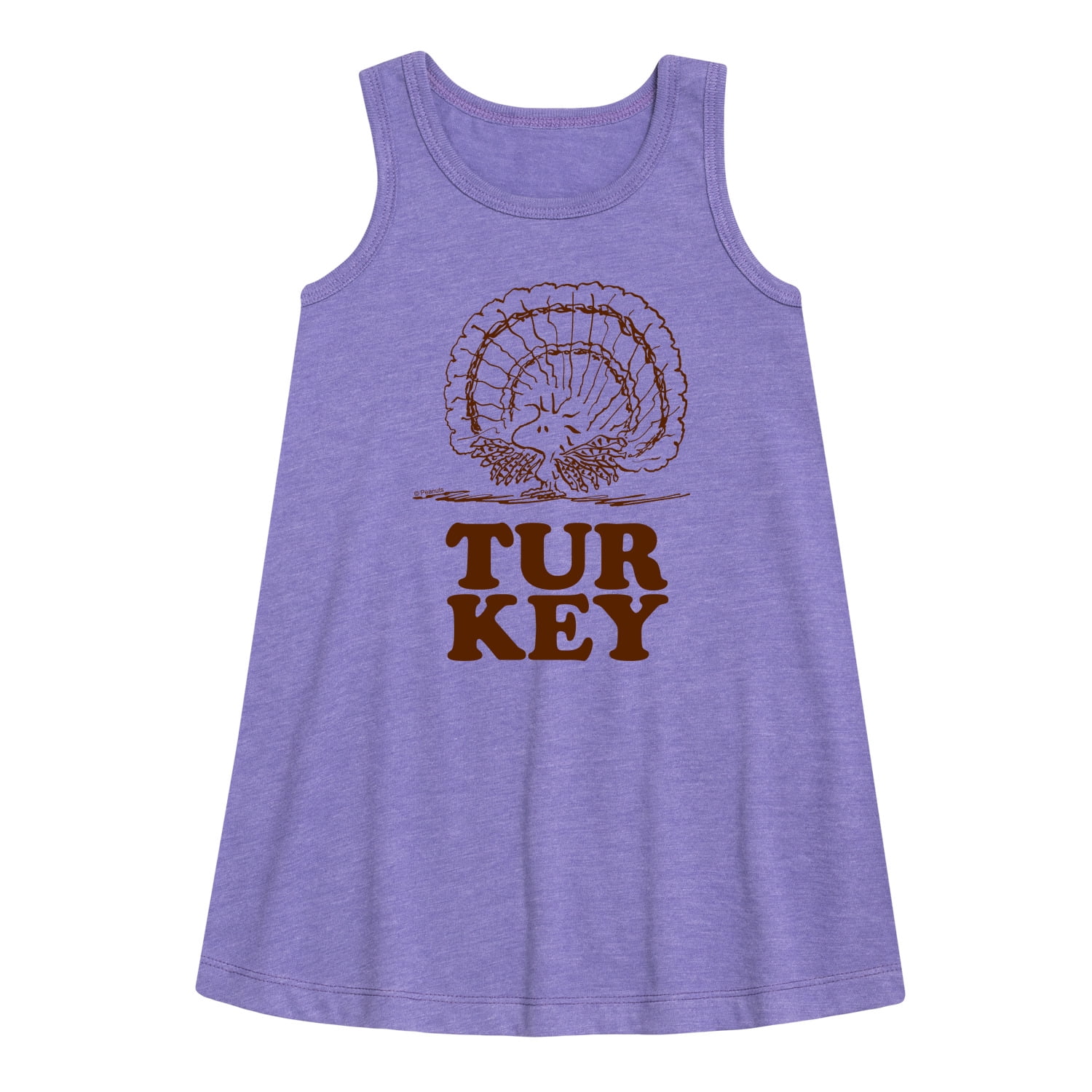 Peanuts - Woodstock Turkey - Toddler and Youth Girls A-line Dress ...