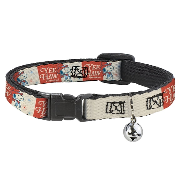 Peanuts Worldwide LLC Cat Collar, Breakaway Collar with Bell, Peanuts ...