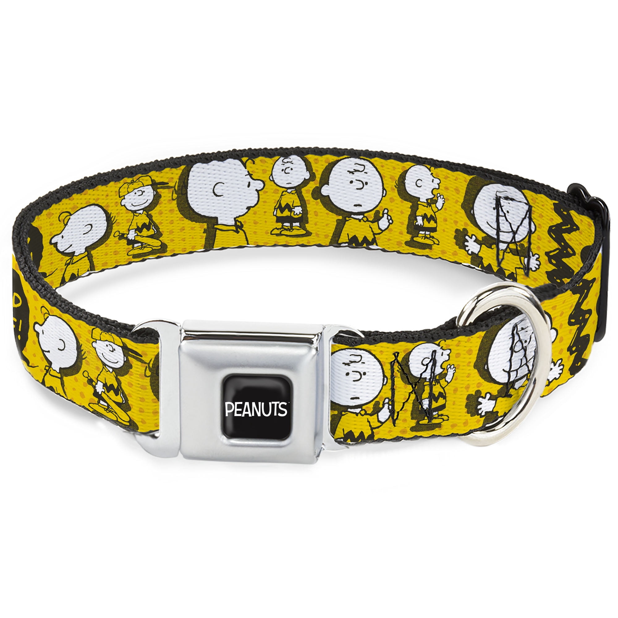 Peanuts Worldwide LLC Pet Collar, Dog Collar Metal Seatbelt Buckle ...