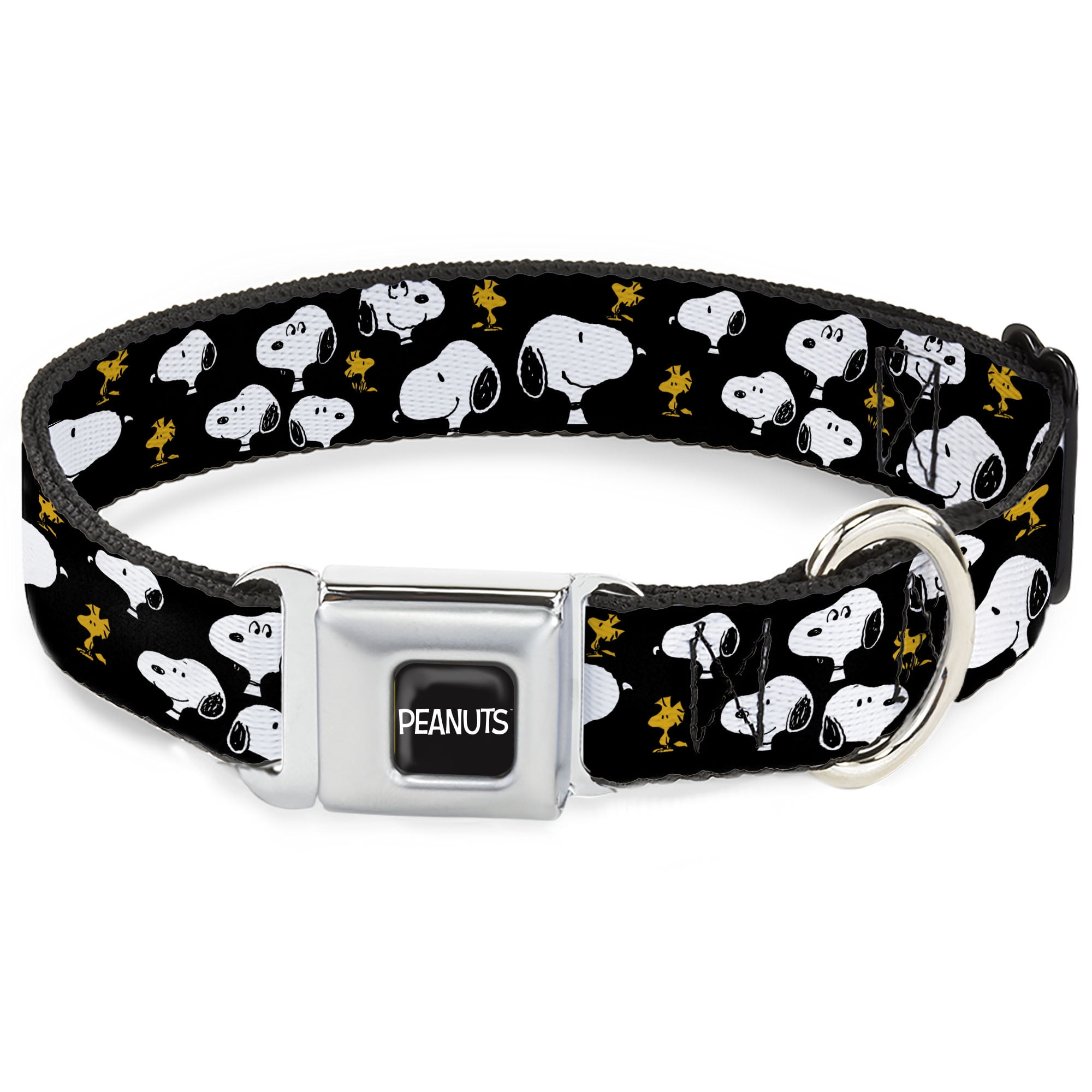 Peanuts Worldwide LLC Pet Collar, Dog Collar Metal Seatbelt Buckle ...