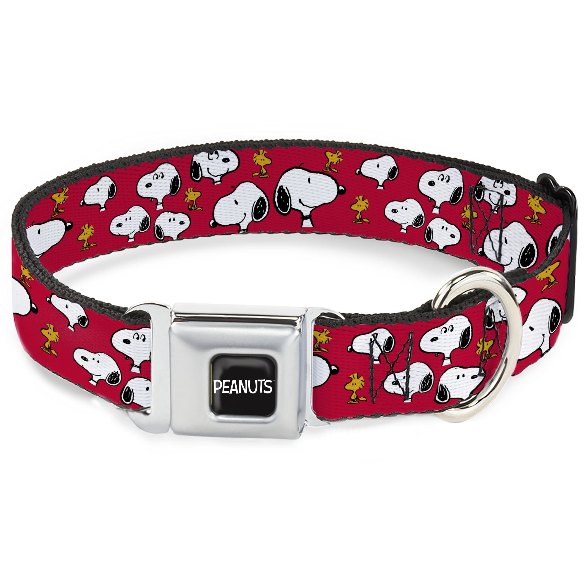 Peanuts Worldwide LLC Pet Collar, Dog Collar Metal Seatbelt Buckle ...