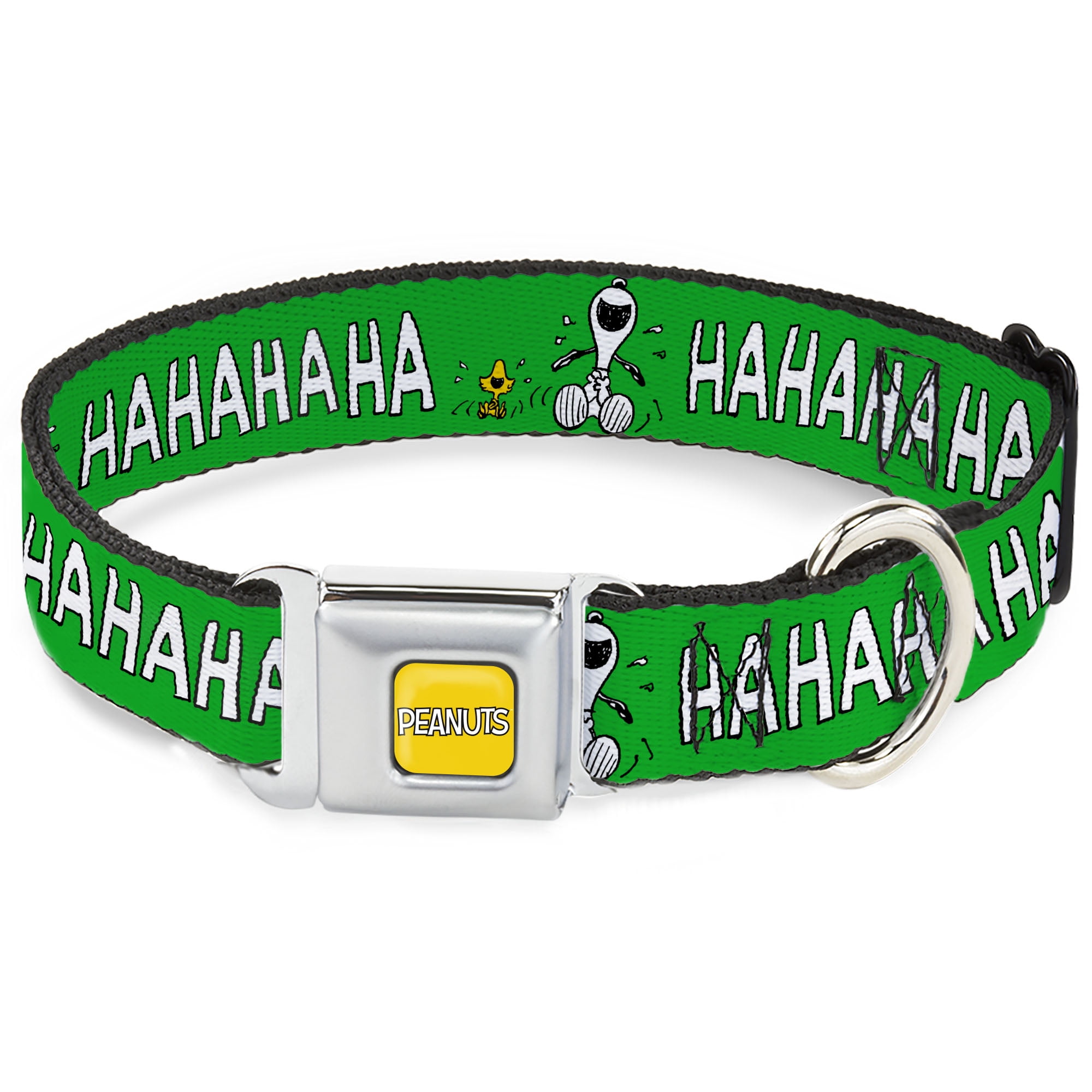 Peanuts Worldwide LLC Pet Collar, Dog Collar Metal Seatbelt Buckle ...