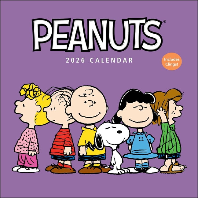 Andrews McMeel, Peanuts Wall Calendar 2026, 12"x12", Paperback ...