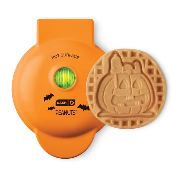 Peanuts® x Dash Snoopy Jack-o-Lantern Mini Waffle Maker - Walmart.com