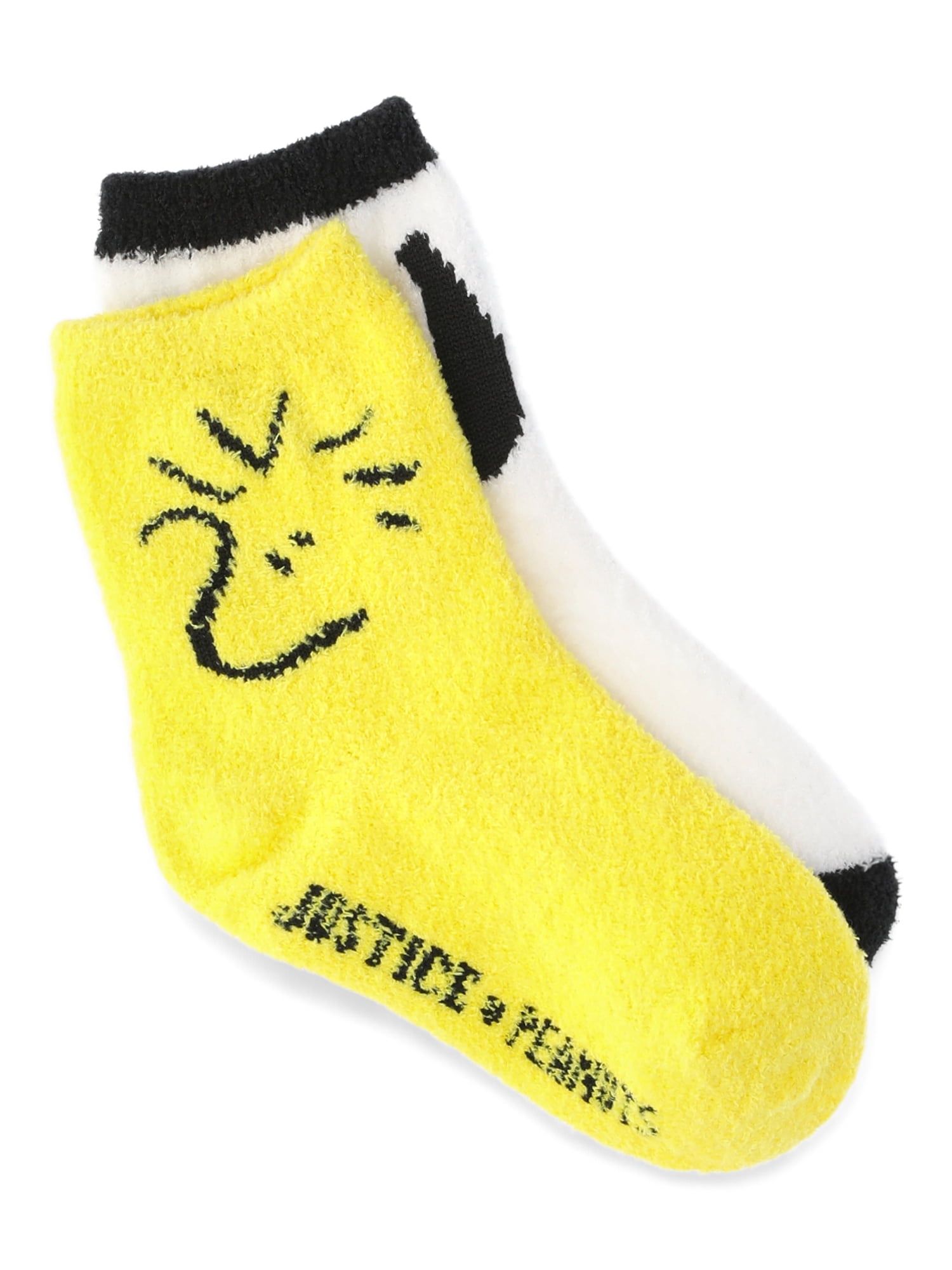 Peanuts x Justice Girls Cozy Socks, 2-Pack, Sizes S/M-M/L - Walmart.com