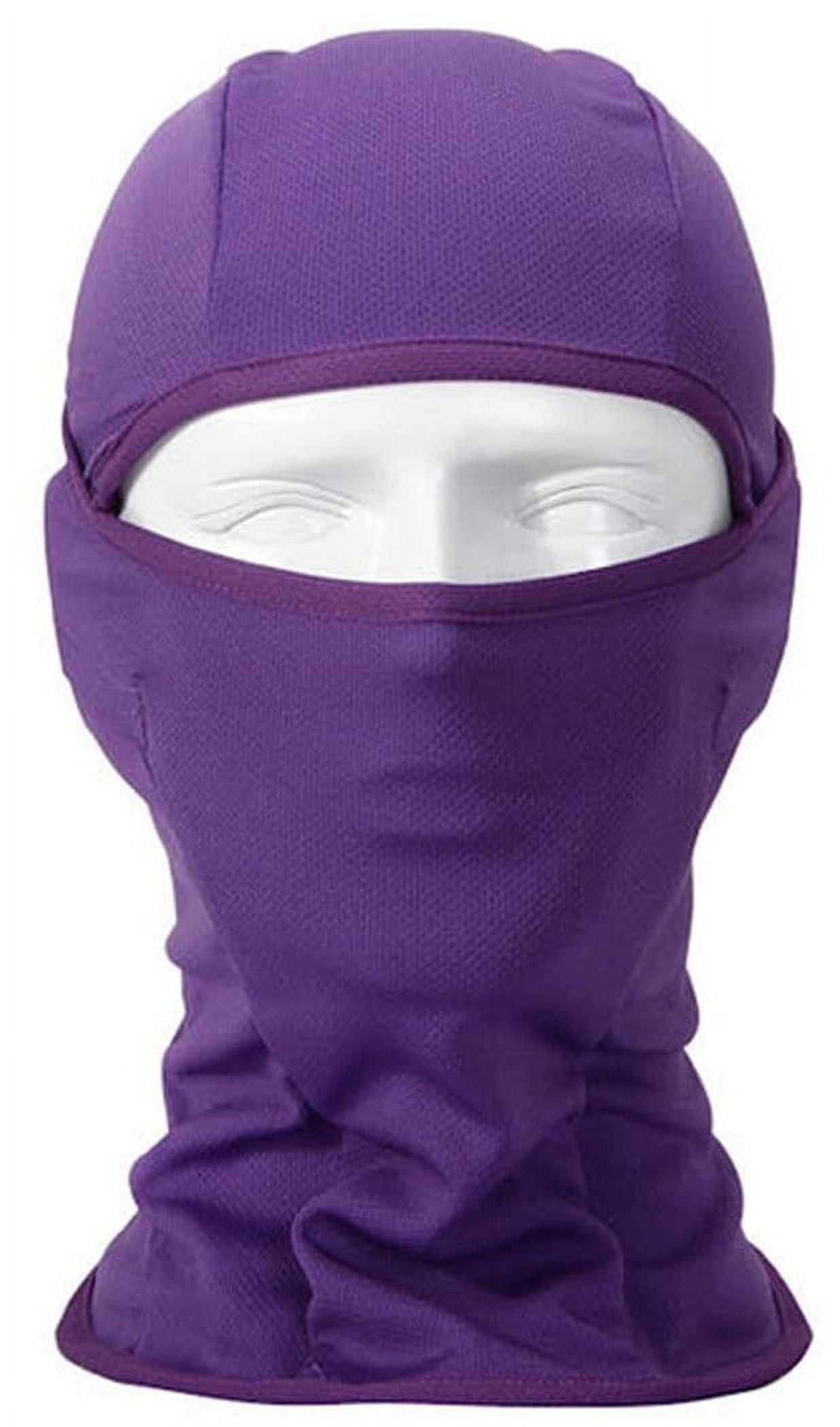 Peaoy Ski Mask Black Balaclava Full Face Mask Motorcycle Cycling Mask ...