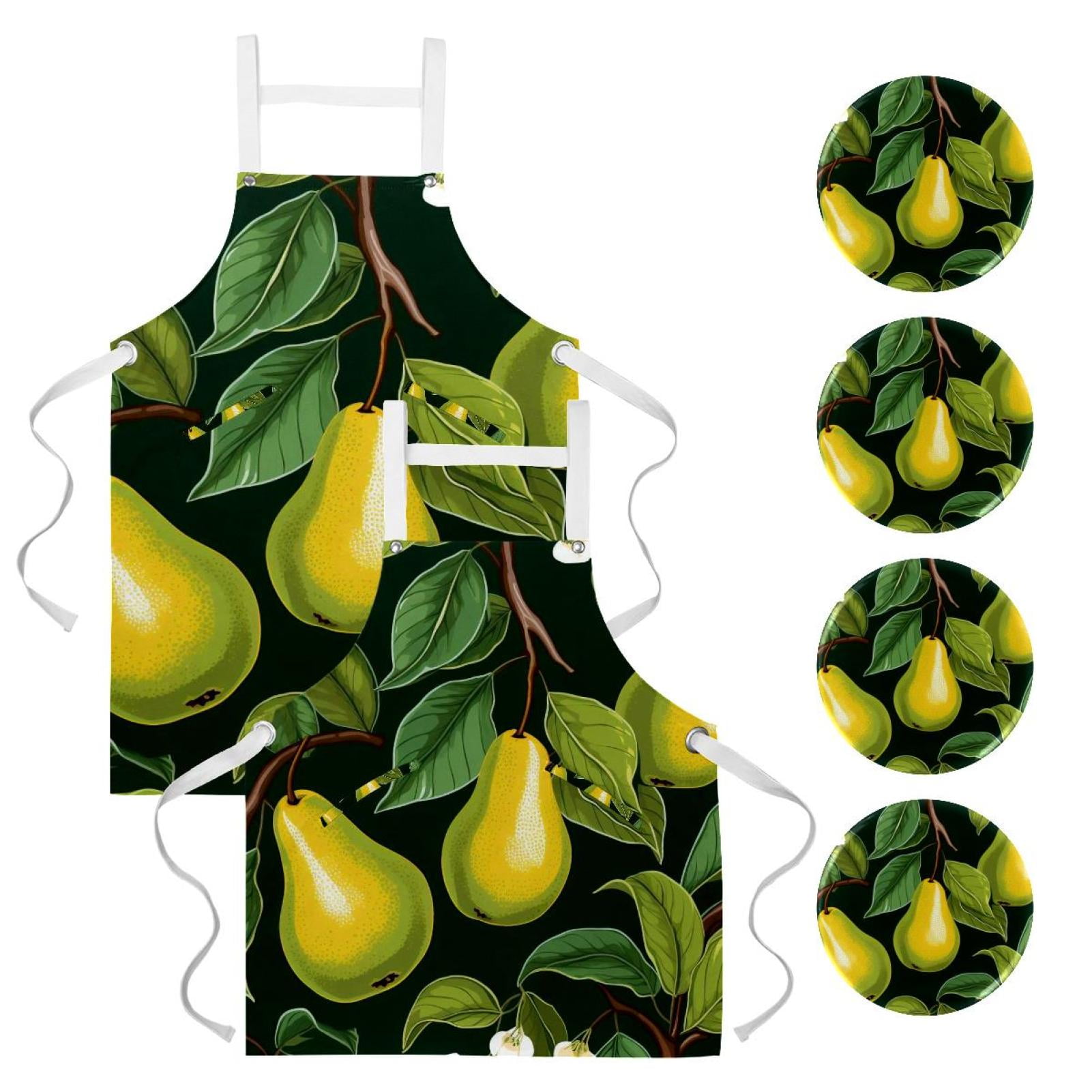 Pear 2 Pack Waterproof Button Pins with Pockets and Badge Sets - Art ...