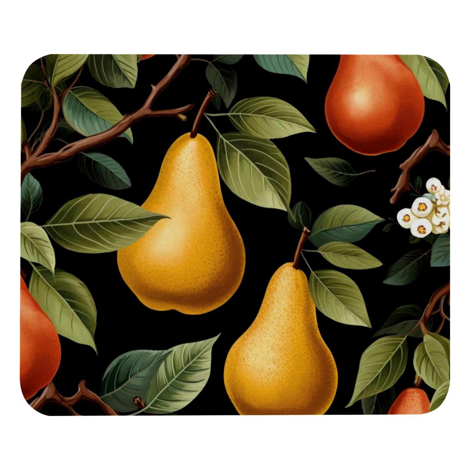 Pear 8.3x9.8 Inch Square Gaming Mouse Pad with Non-Slip Rubber Bottom ...