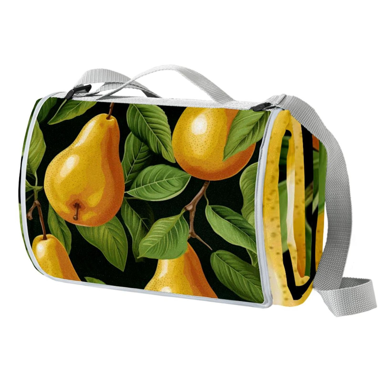 Pear Canvas Picnic Blankets- Waterproof Outdoor Blanket for Picnic ...