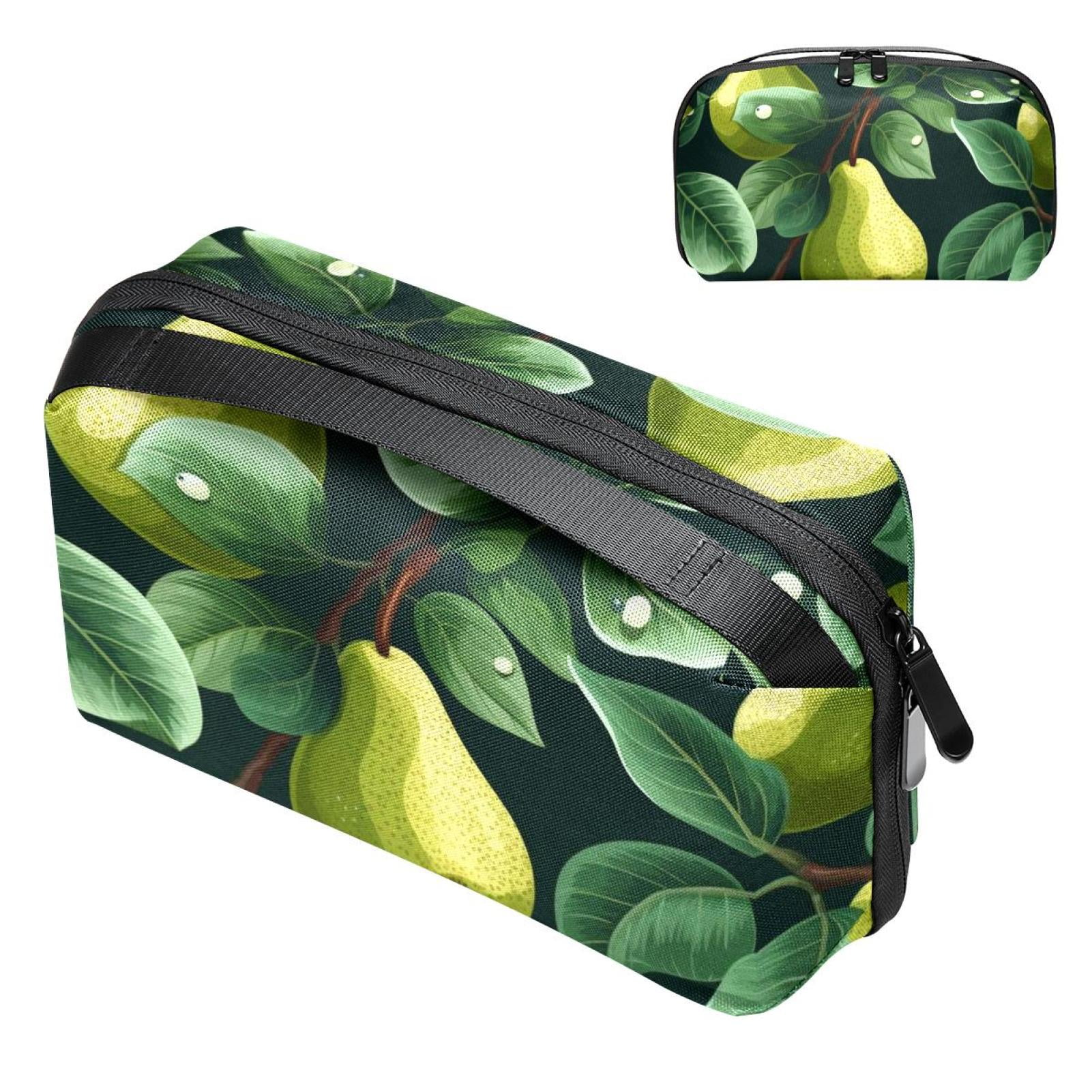 Pear Electronic Organizer Travel Case, Waterproof Oxford Cloth Storage Pouch Bag, Box with Cord ...