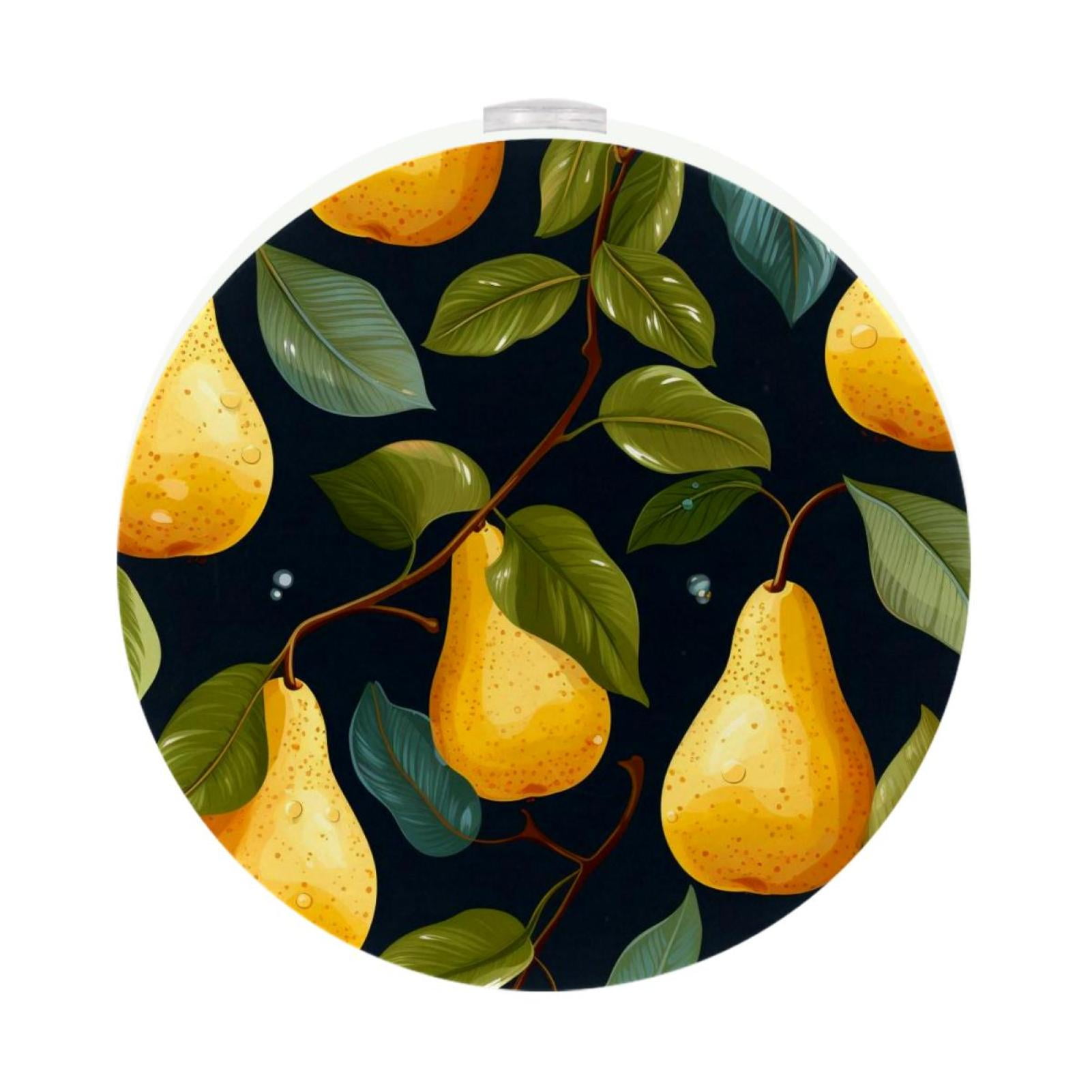 Pear LED Round Night Light - 2 Pack, Plug-in Motion Sensor Wall Lamp ...