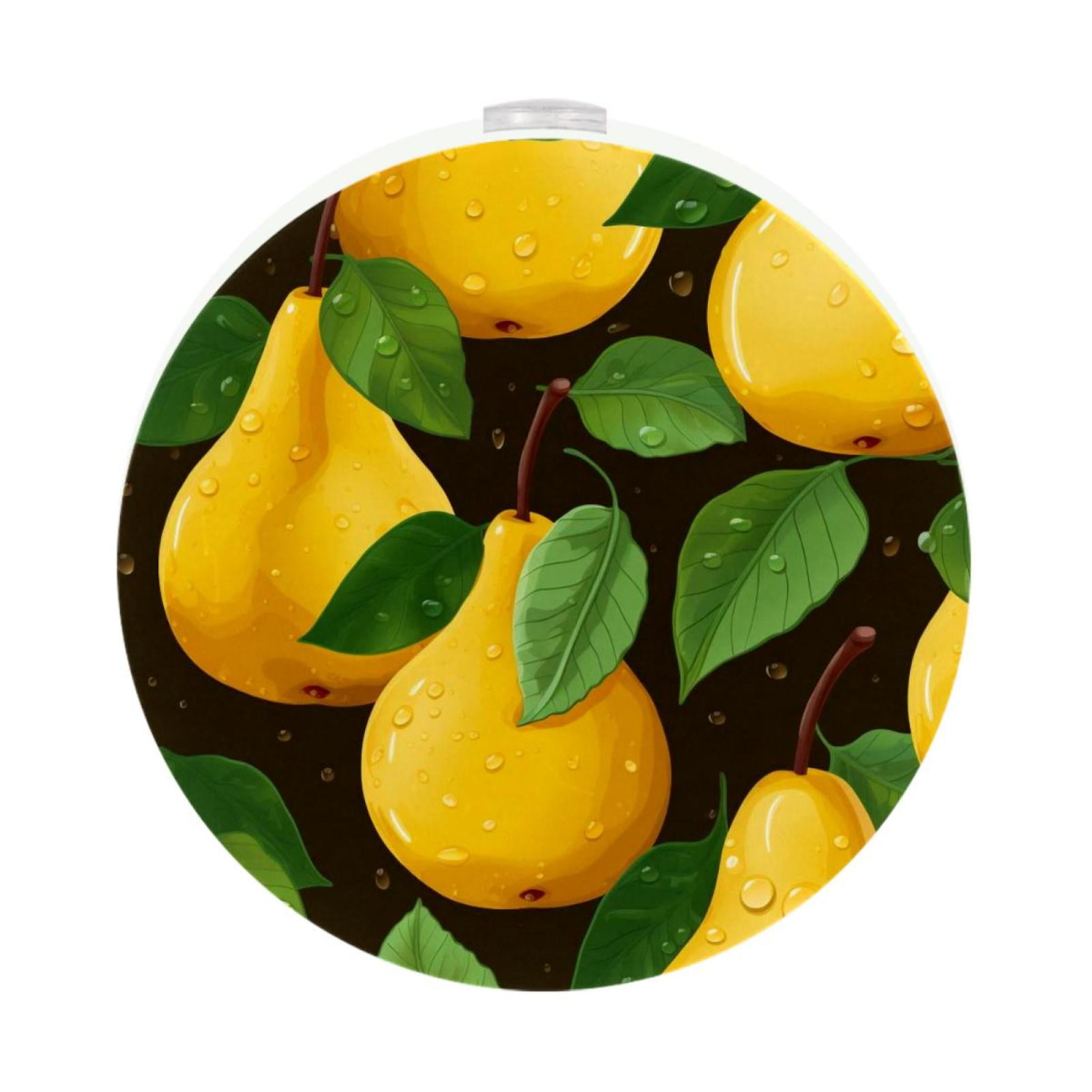 Pear LED Round Night Light-2PCS: Compact and Energy-Efficient Lighting ...