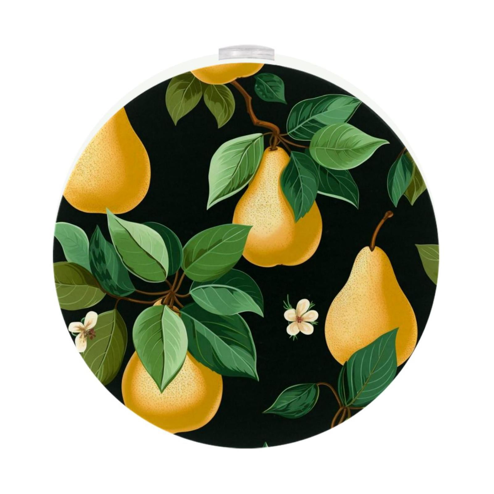 Pear LED Round Night Light-2PCS, Dimmable Plug-in Wall Lamp with Sensor ...
