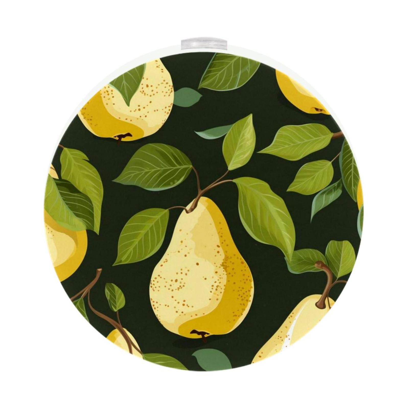 Pear LED Round Night Light-2PCS Ultra Bright Candle Battery Powered for ...