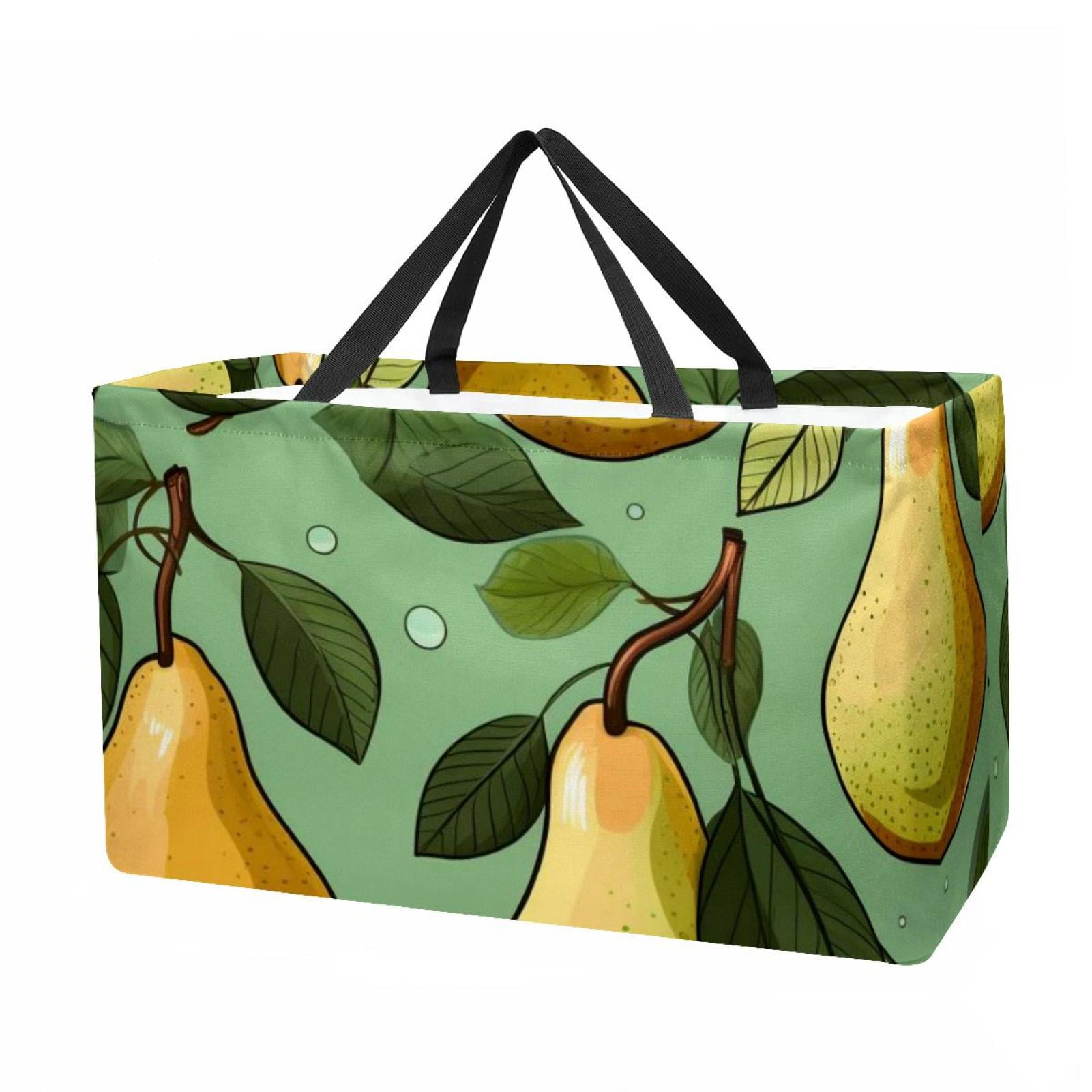 Pear Large Foldable Oxford Cloth Storage Bins: Versatile Shopping ...