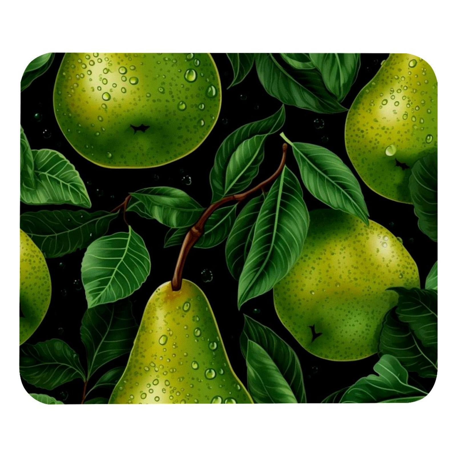 Pear Mouse Pad, Personality Design Rubber Base for Office Decor for ...