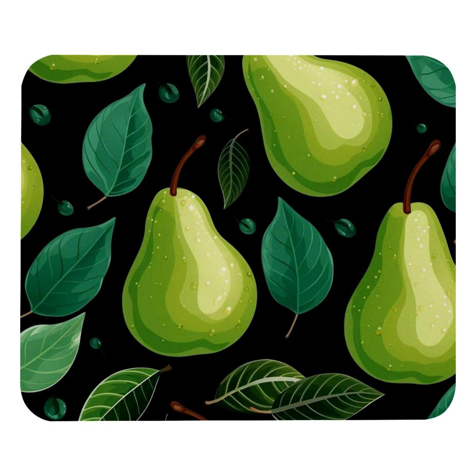 Pear Mouse Pad, Personality Design Rubber Base for Office Decor for ...