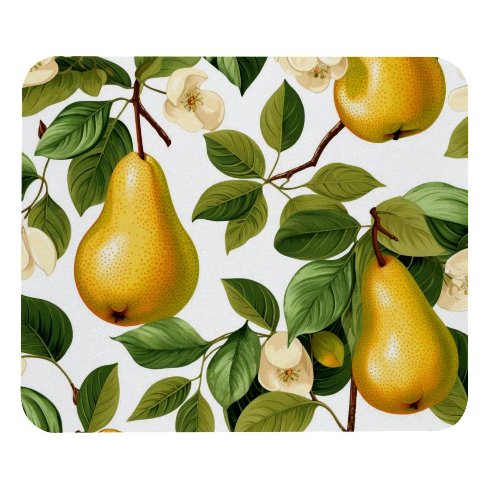 Pear Mouse Pad, Personality Design Rubber Base for Office Decor for ...