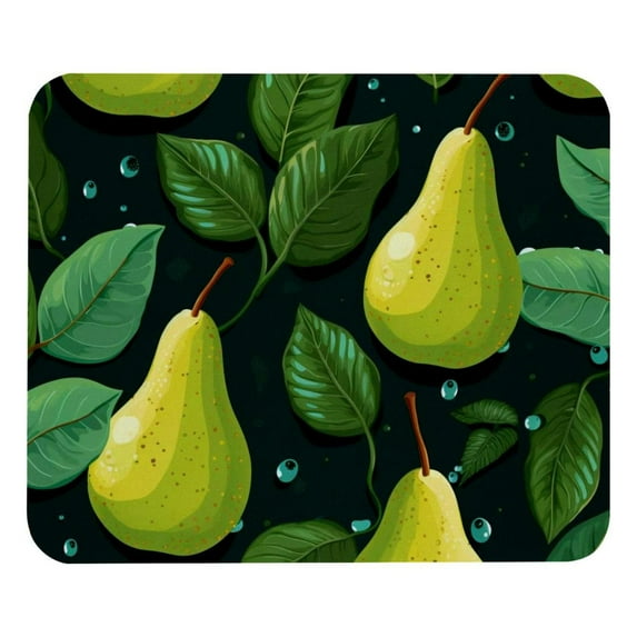 Pear Mouse Pad, Personality Design Rubber Base for Office Decor for ...