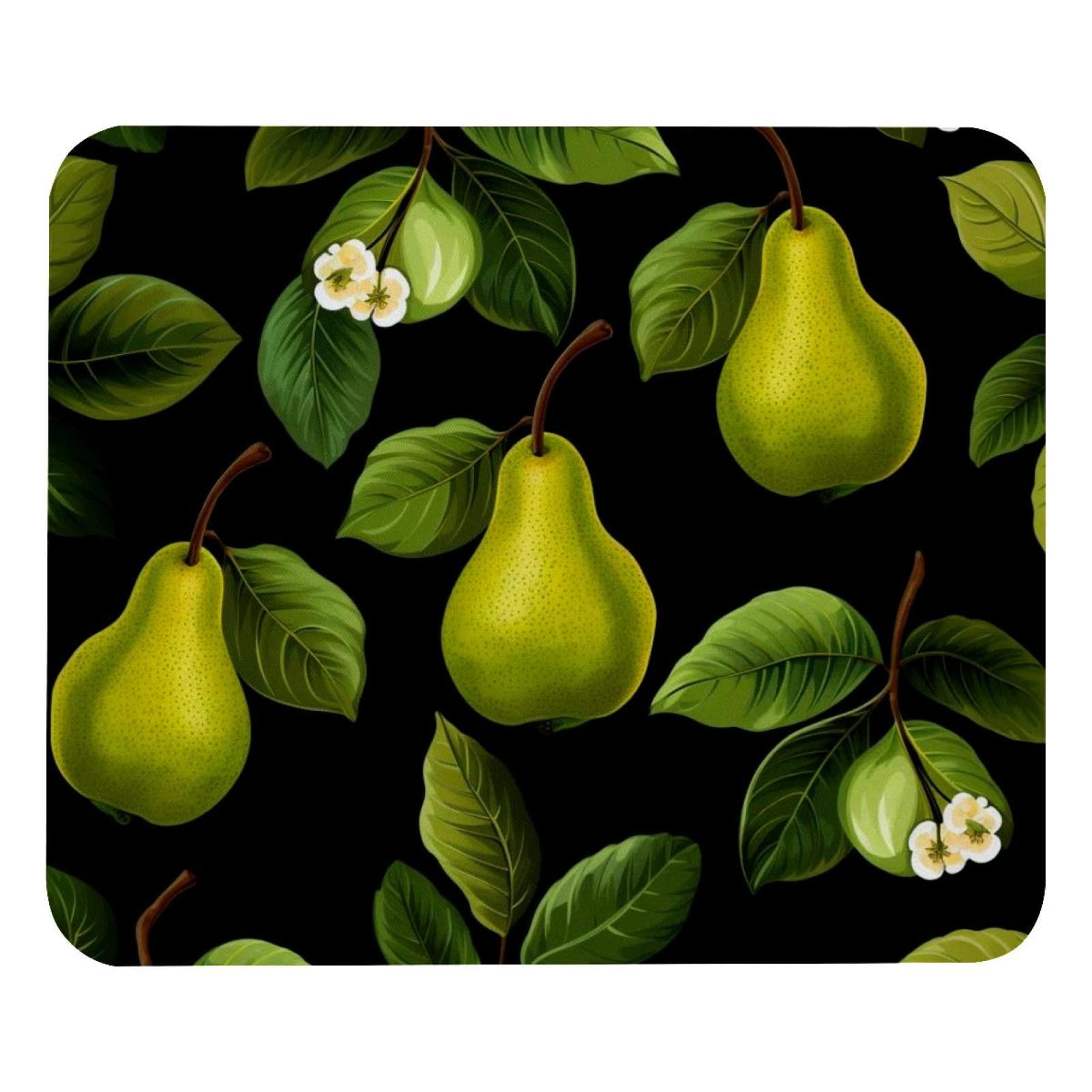 Pear Mouse Pad for Wireless Mouse Home Office Desk Laptop with Rubber ...
