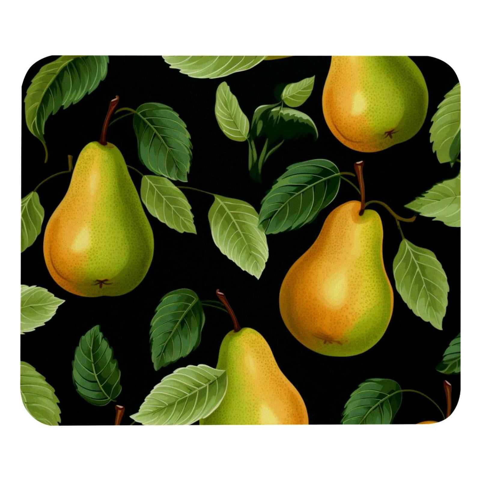 Pear Mouse Pad for Wireless Mouse Home Office Desk Laptop with Rubber ...