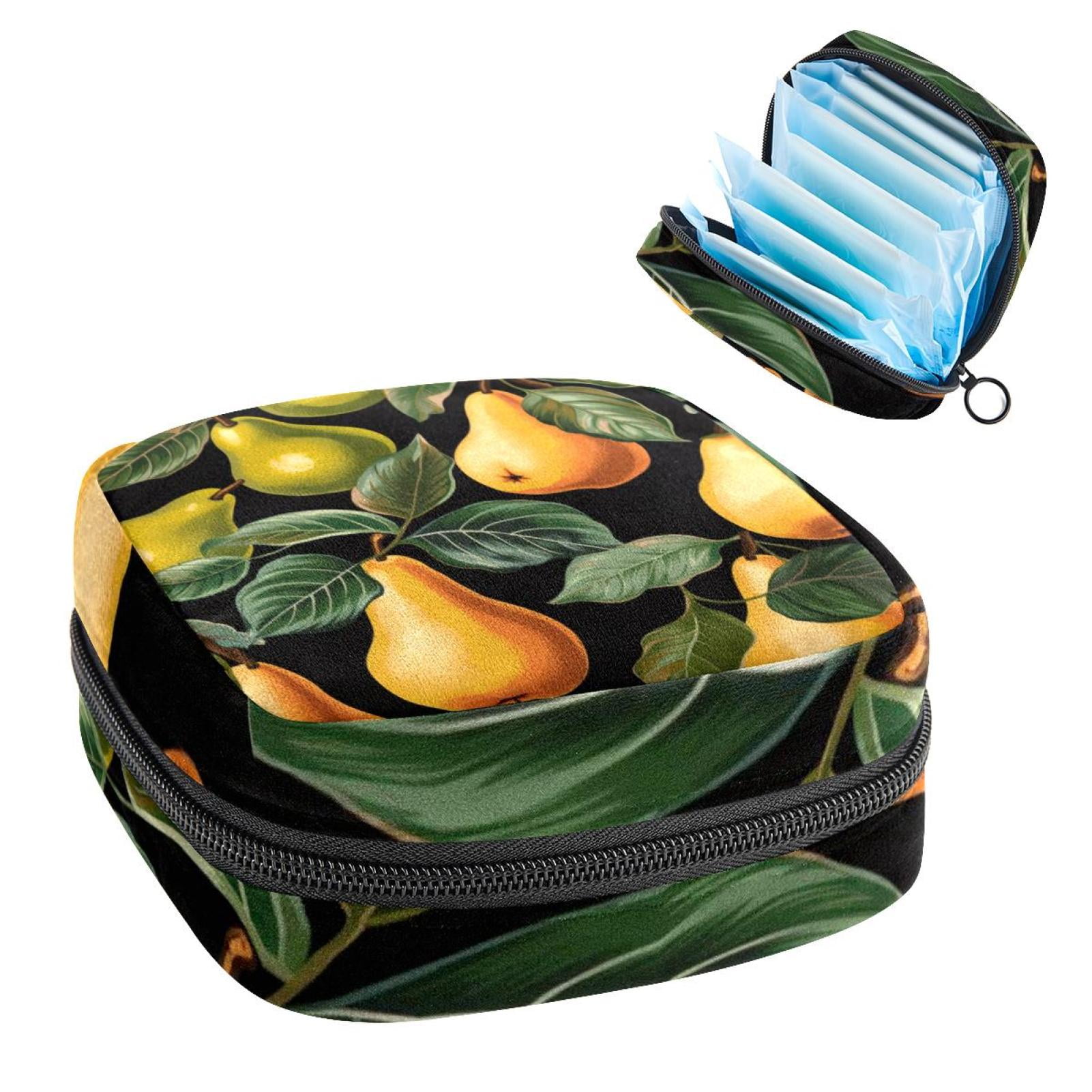 Pear Pad Bag Period Bag Small Travel Pouch - Ideal Sanitary Napkin ...