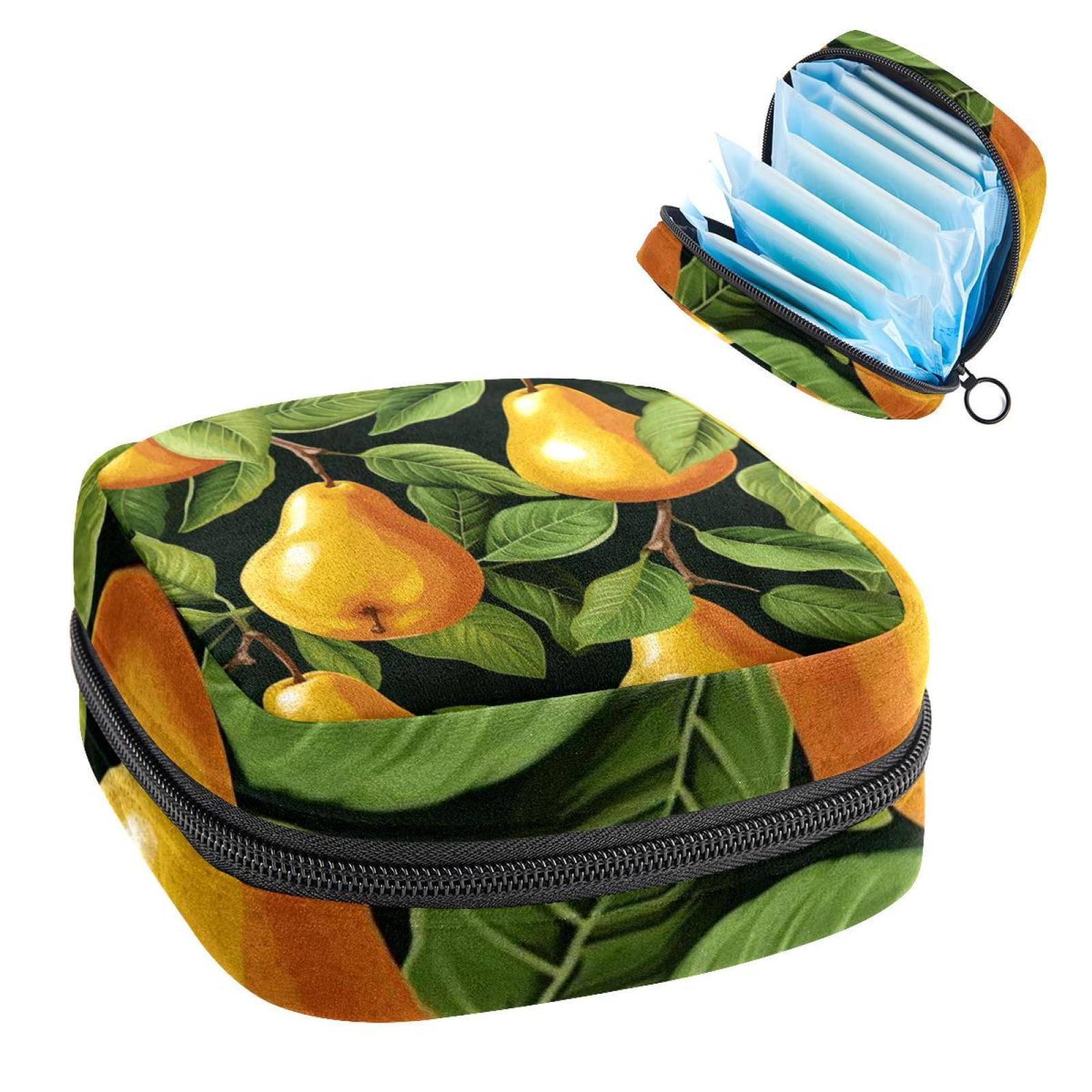 Pear Period Pouch Sanitary Napkin Organizer Travel Storage Bag - Small ...
