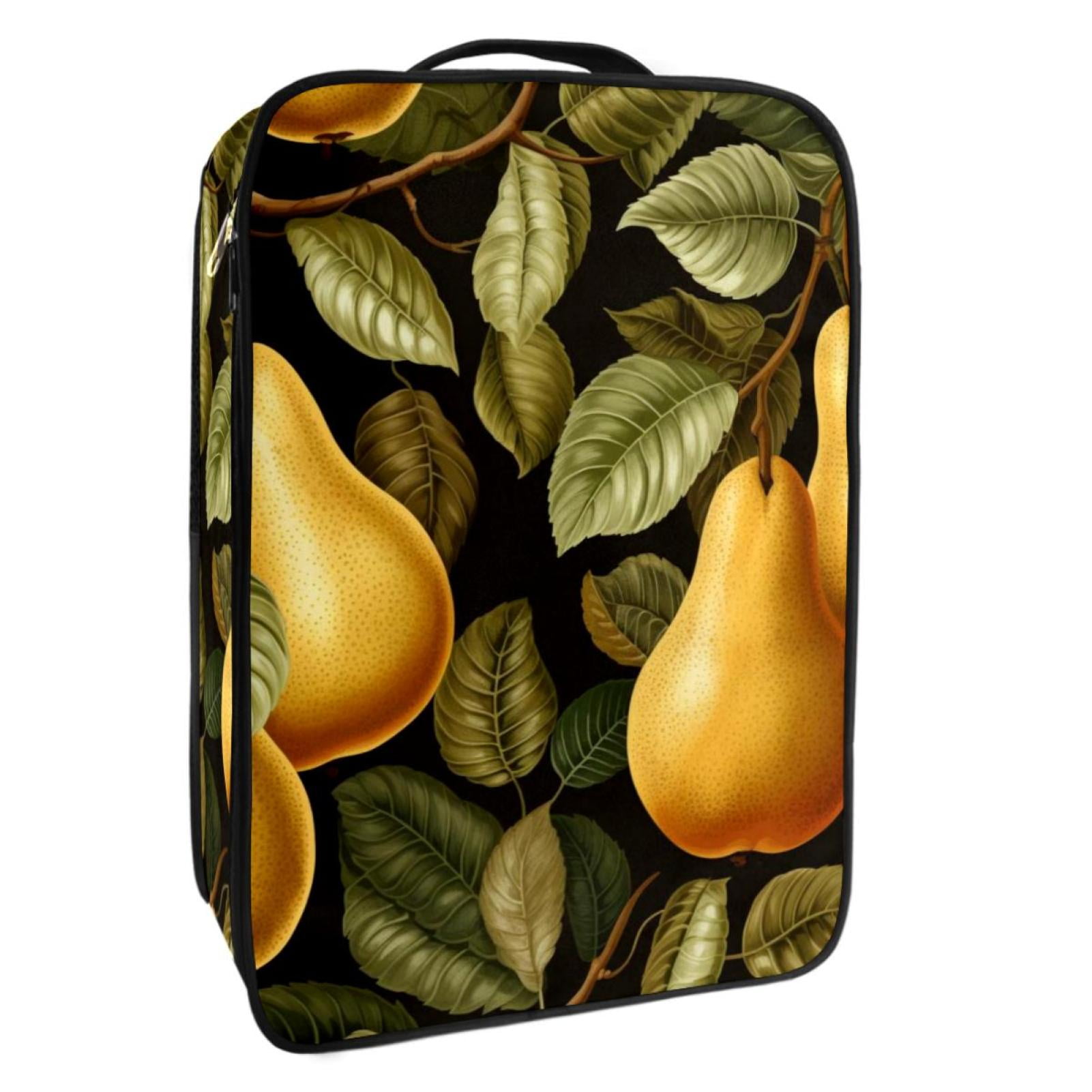 Pear Polyester Shoe Storage Boxes, 23x31cm/9x12in, Stackable Organizer ...