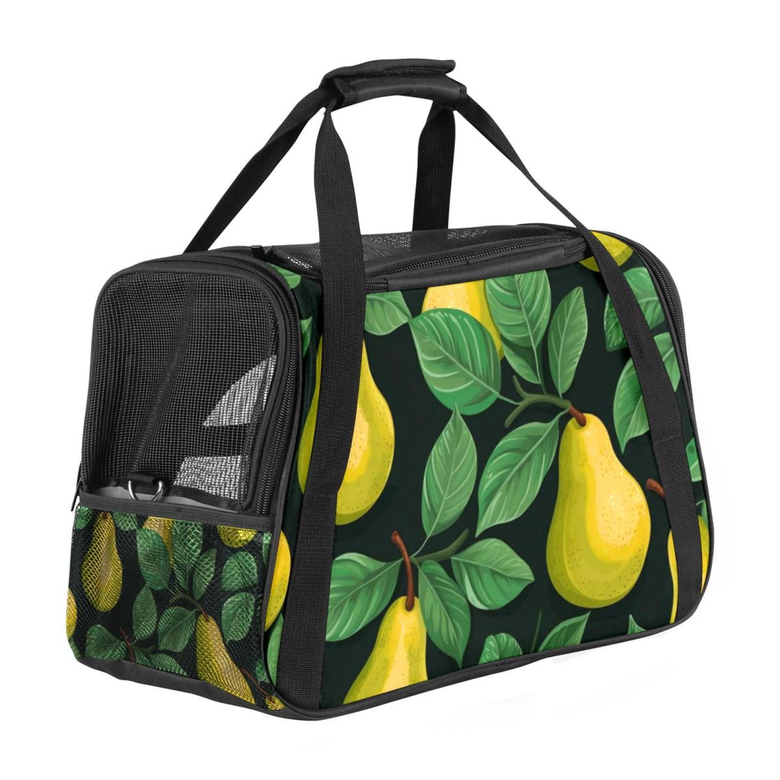 Pear Premium Pet Travel Bag - Durable 900D Oxford Cloth, Sherpa Base ...