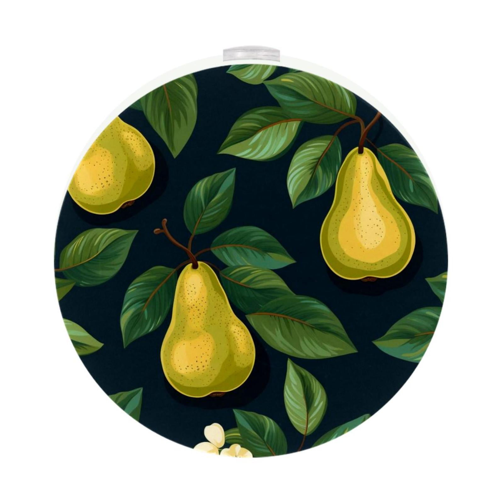 Pear Set of 2 LED Round Night Lights for Brightening up your Space at ...